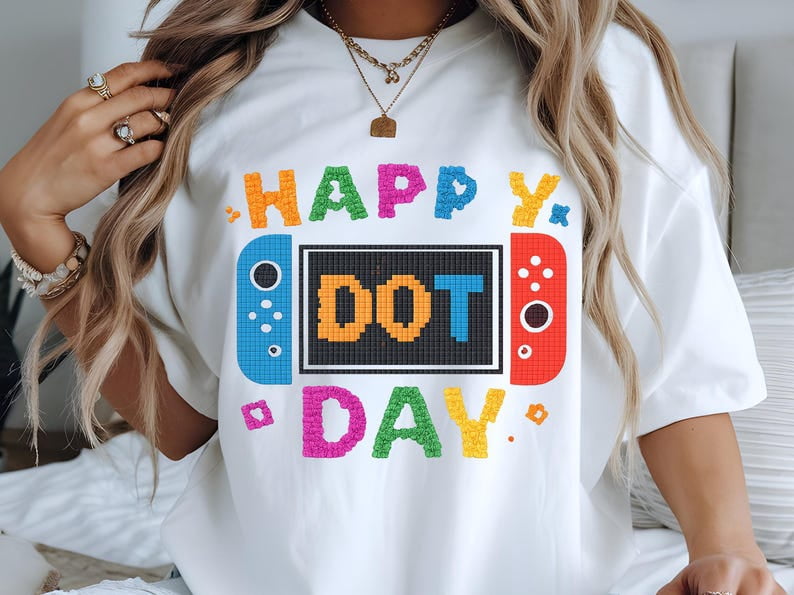 Happy Dot Day Shirt for Men Boys Kids Teacher Student | Fun Colorful ...