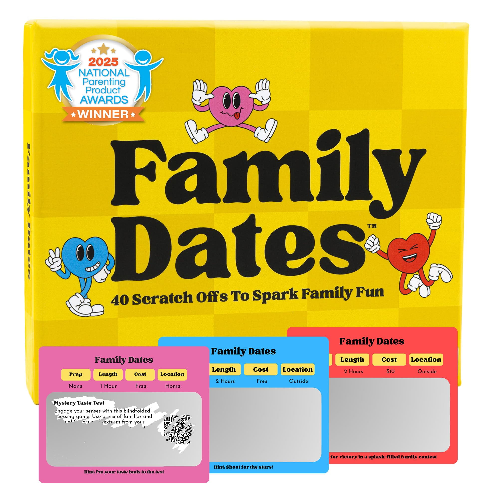 Happy Duo Family Dates MMF7 40 Scratch Off Cards, Date Night Ideas ...
