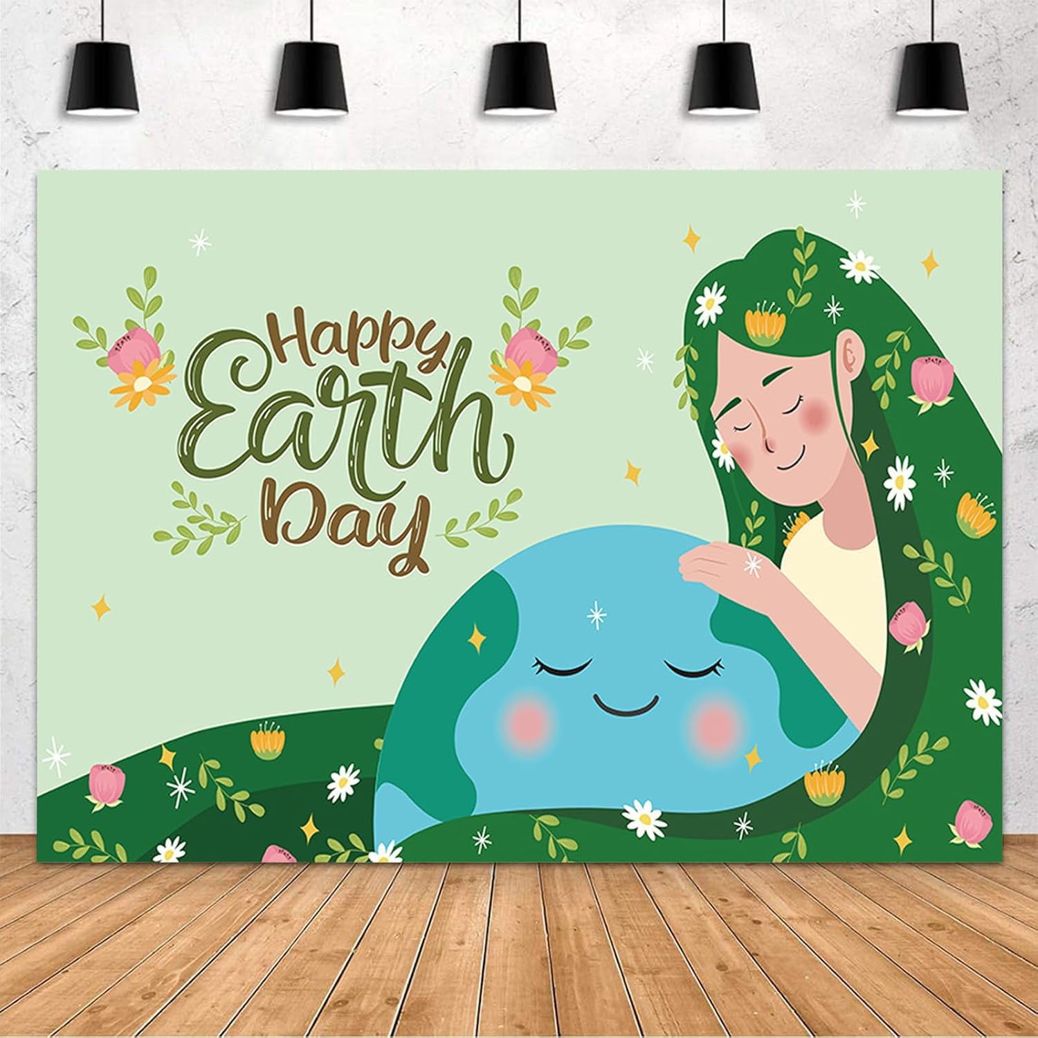 Happy Earth Day Backdrop Save Our Planet Earth Day Photography ...