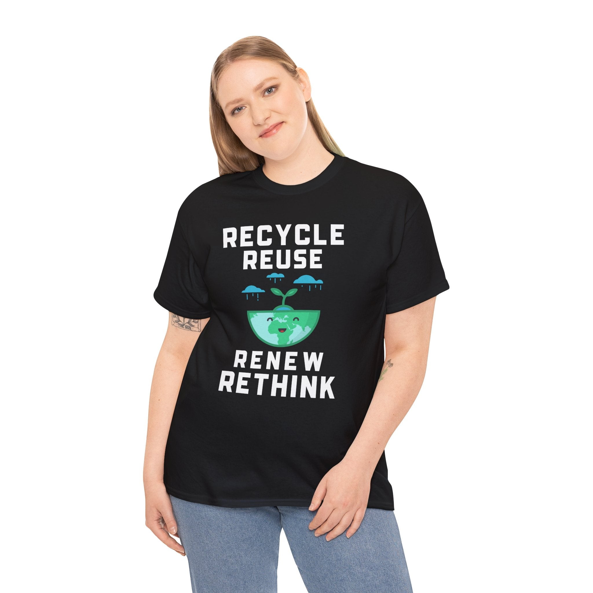 Happy Earth Day Environmental Symbol Reuse Renew Rethink Environment ...