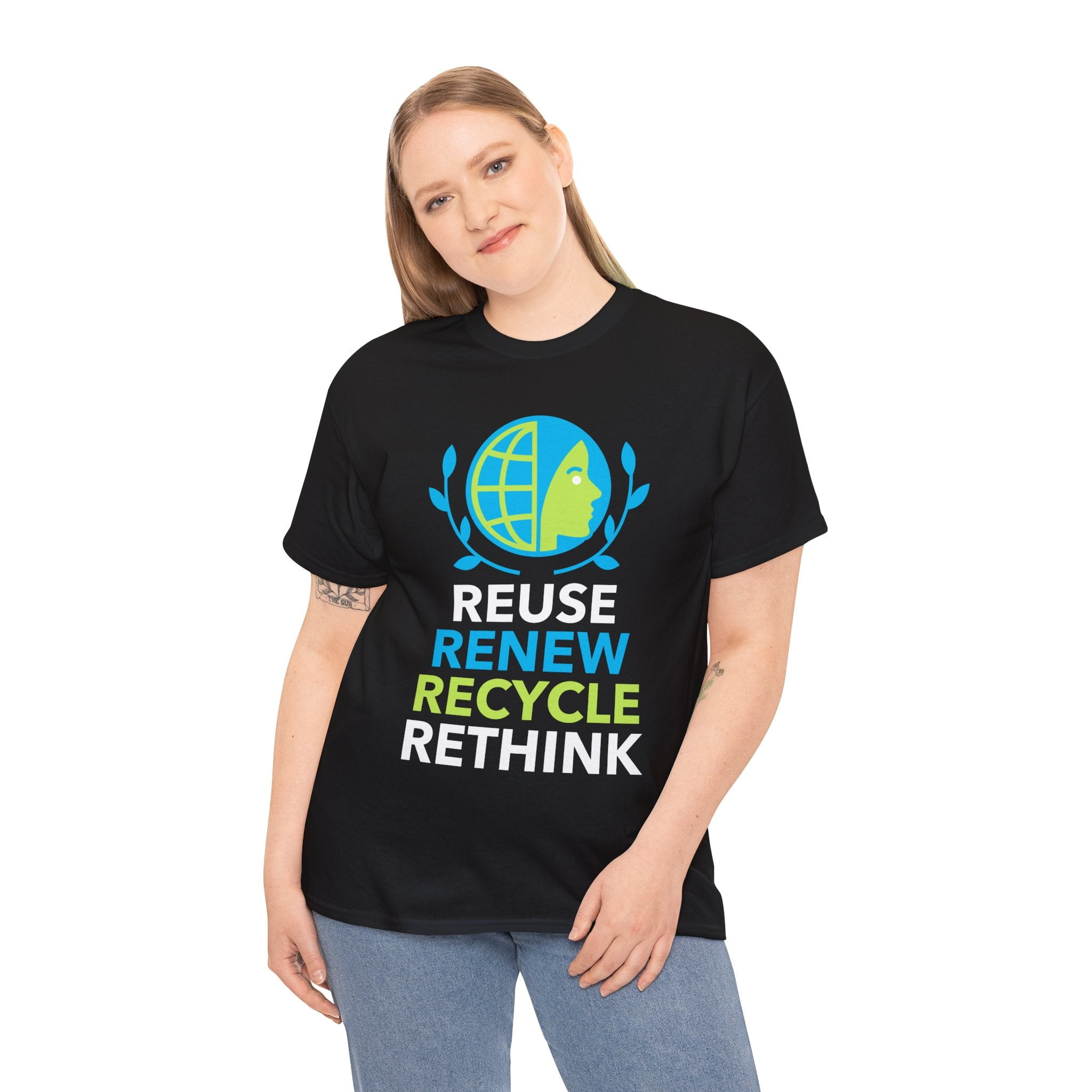 Happy Earth Day Environmental Symbol Reuse Renew Rethink Environment ...