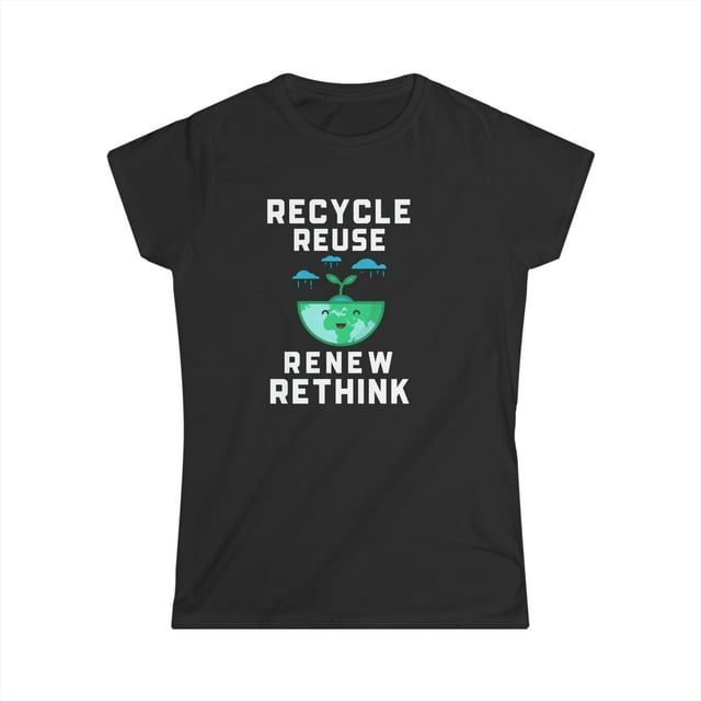 Happy Earth Day Environmental Symbol Reuse Renew Rethink Environment ...
