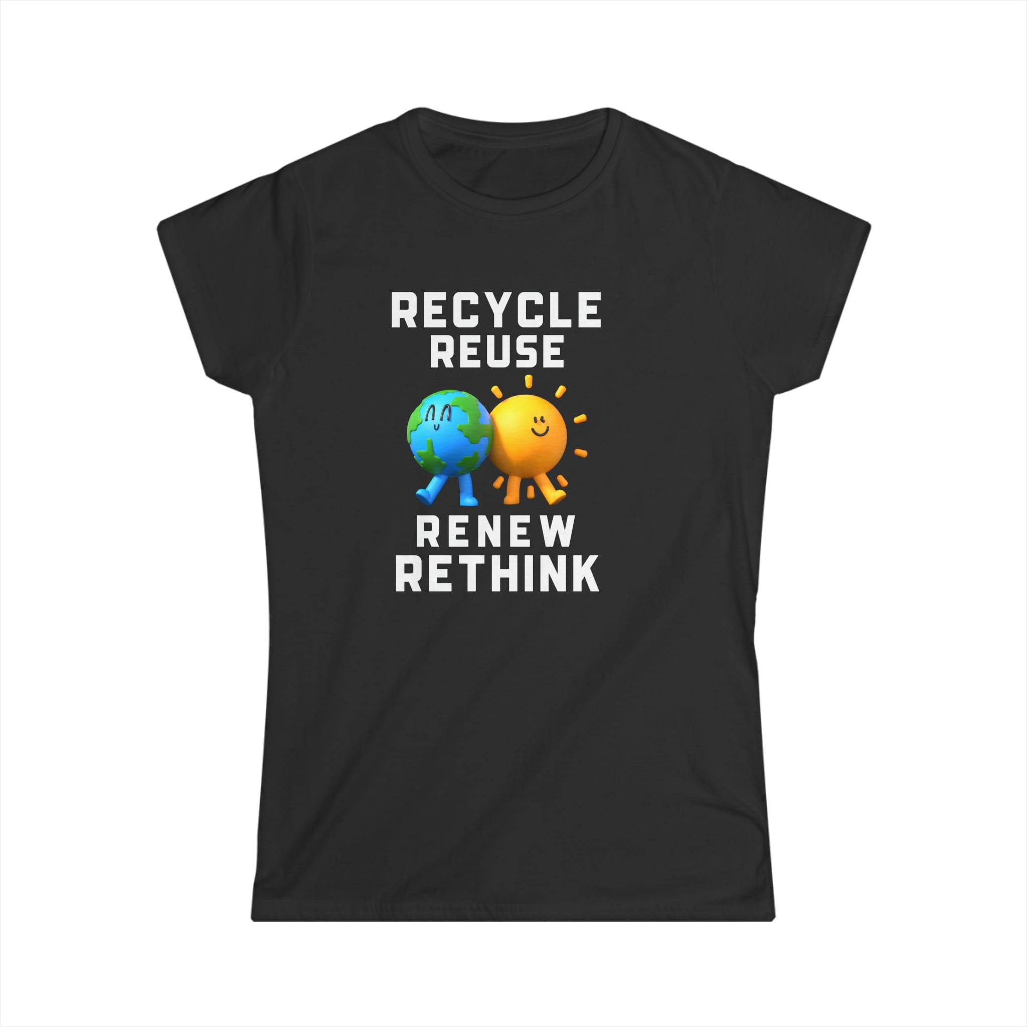 Happy Earth Day Environmental Symbol Reuse Renew Rethink Environmental ...