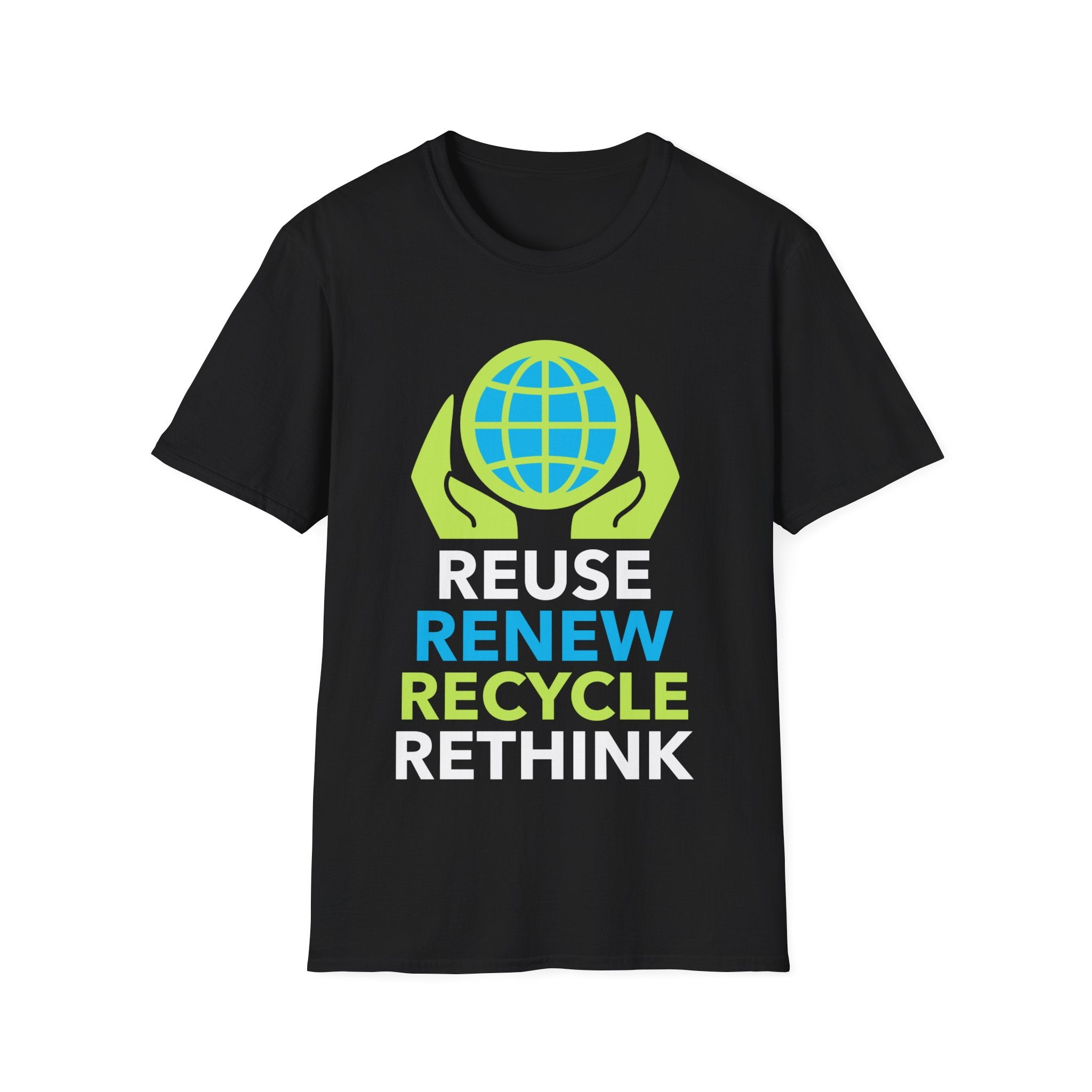 Happy Earth Day Recycling Symbol Reuse Renew Rethink Recycle Mens ...