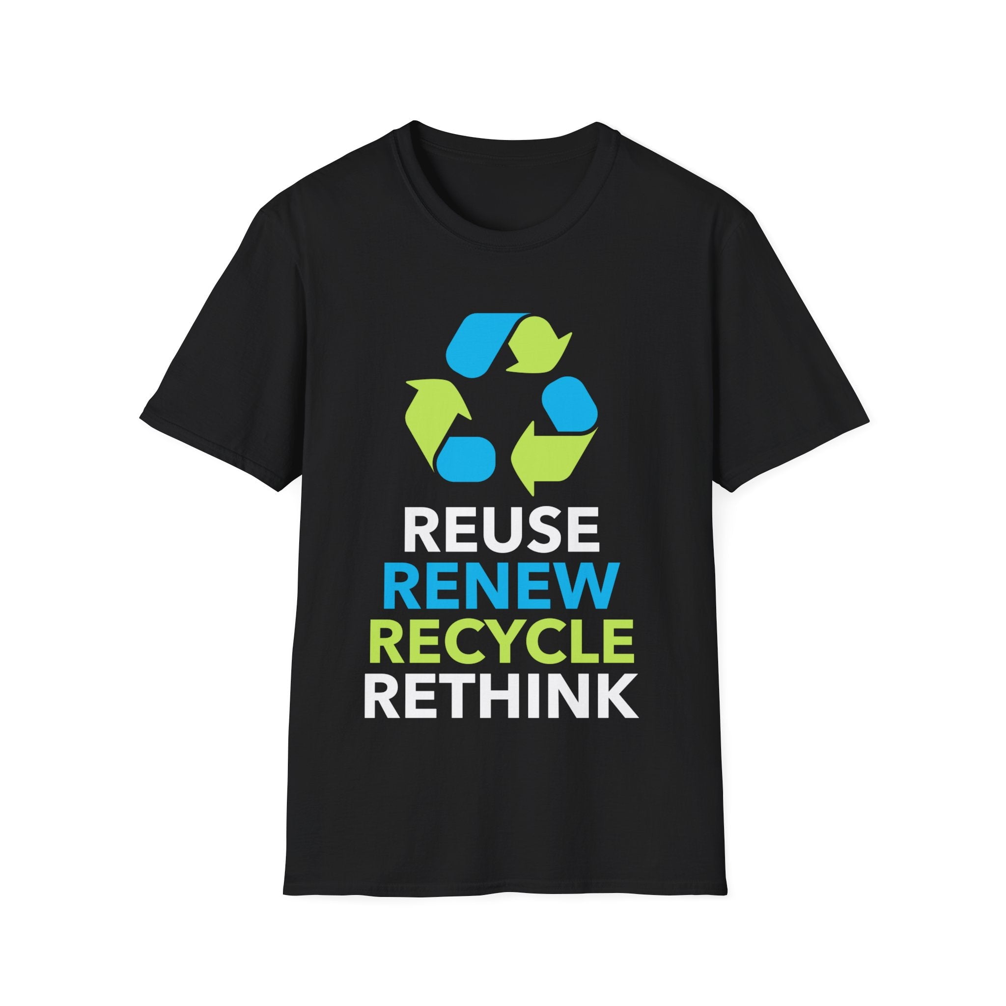 Happy Earth Day Recycling Symbol Reuse Renew Rethink Recycle Mens ...