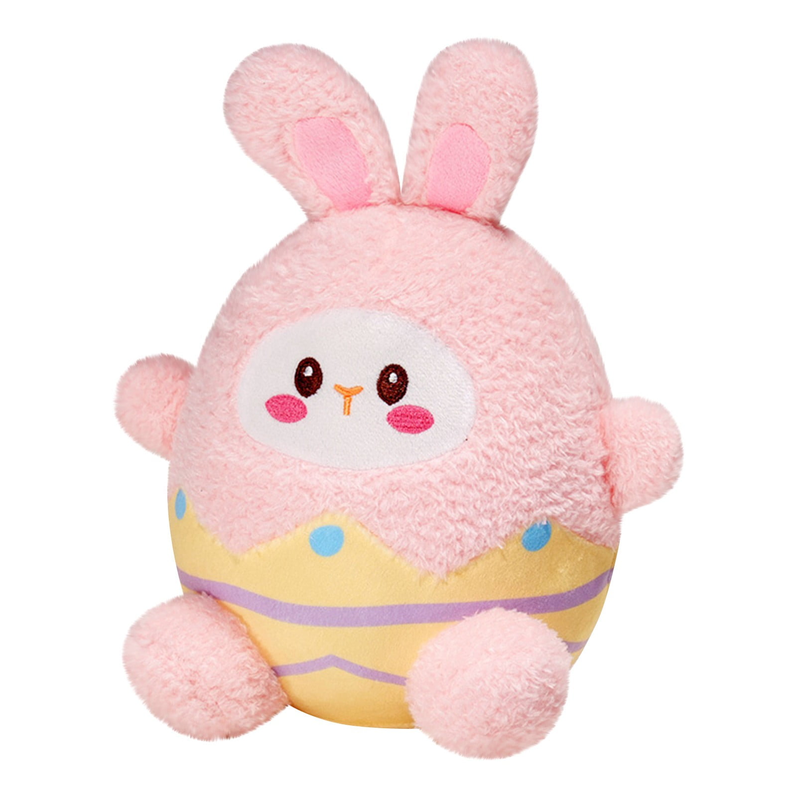 Happy Easter Adorable Plush Bunny Toy With Easter Egg Design Soft ...