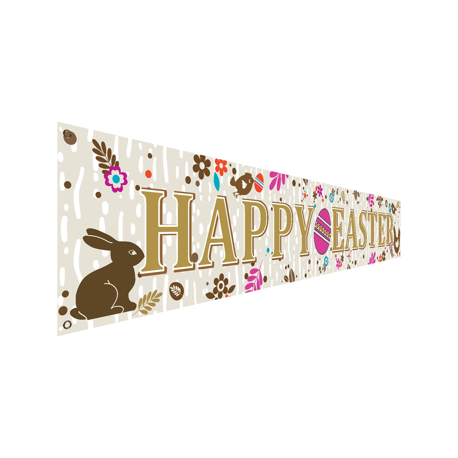 Happy Easter Banners Easter Banners for Outside Garden, Large Long ...
