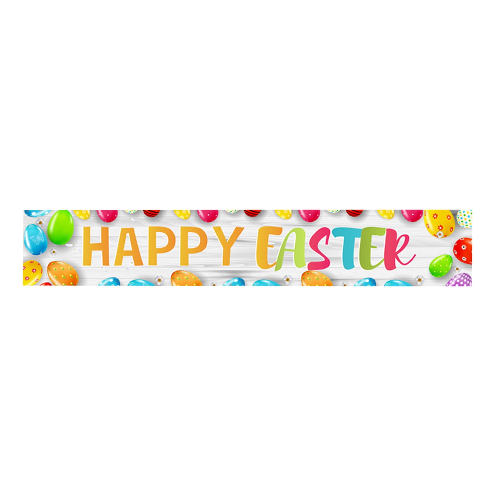 Happy Easter Banners for Outside Garden, Large Long Spring Bunny Easter ...