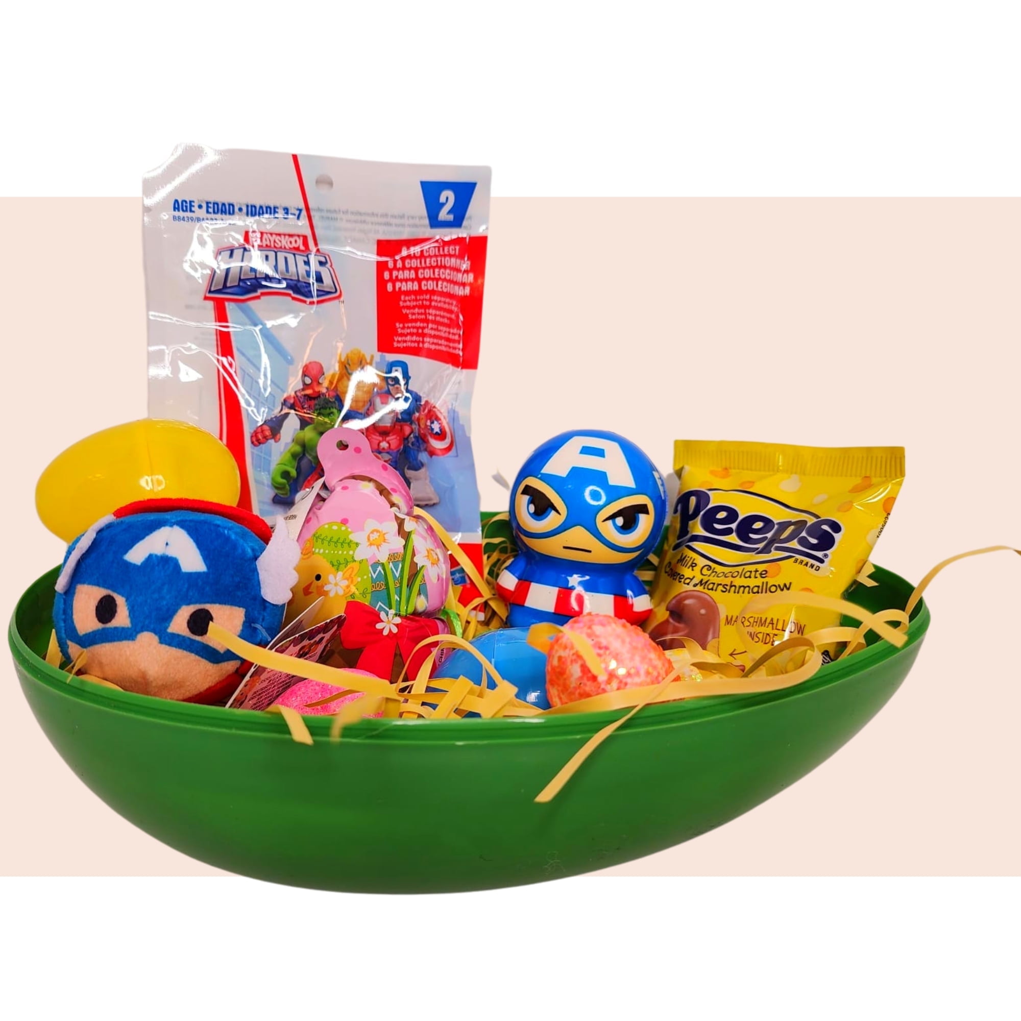 BOSS CLASS Happy Easter Basket Jumbo Egg, Plush Figure, Stamper ...