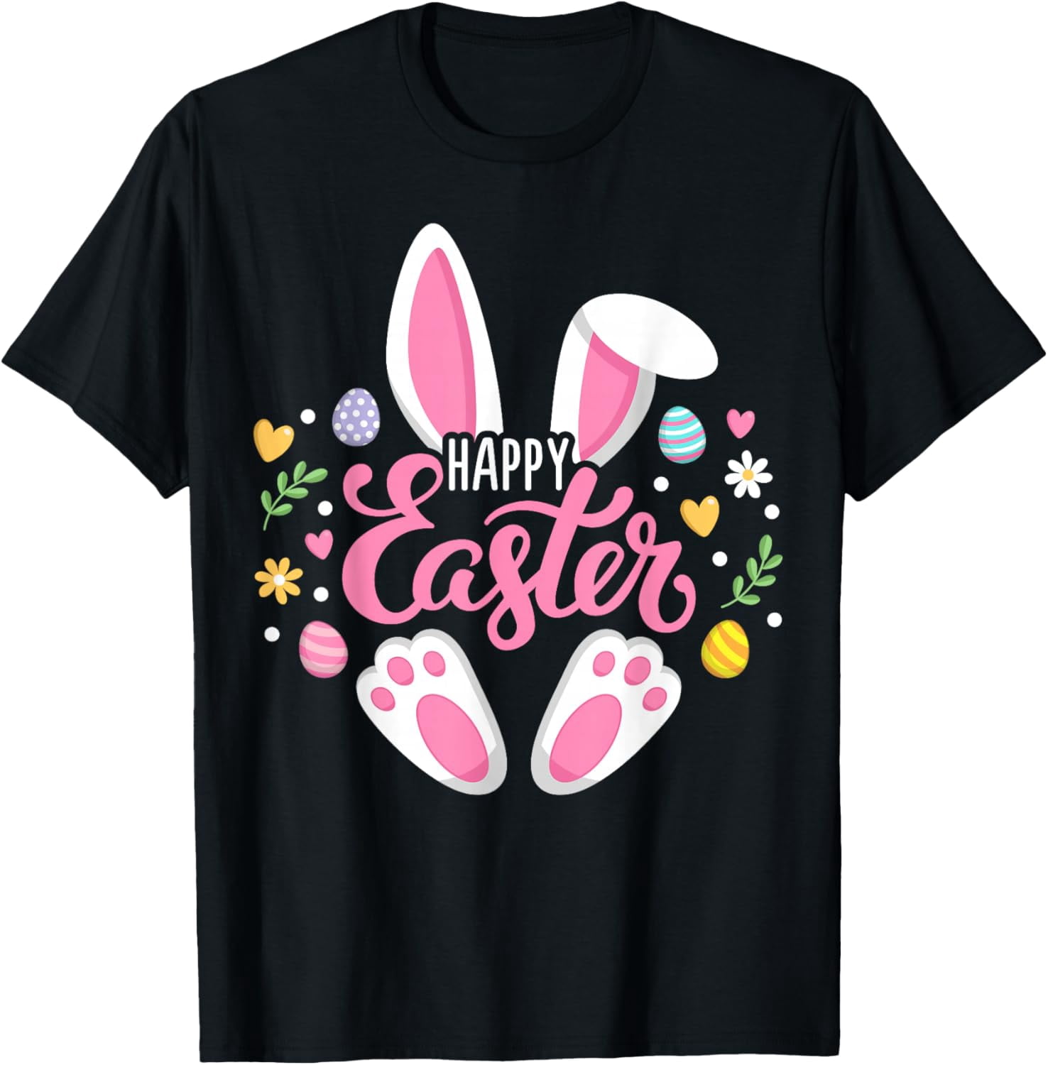 Happy Easter Bunny Easter Egg Hunt Squad Easter Women Family T-Shirt ...