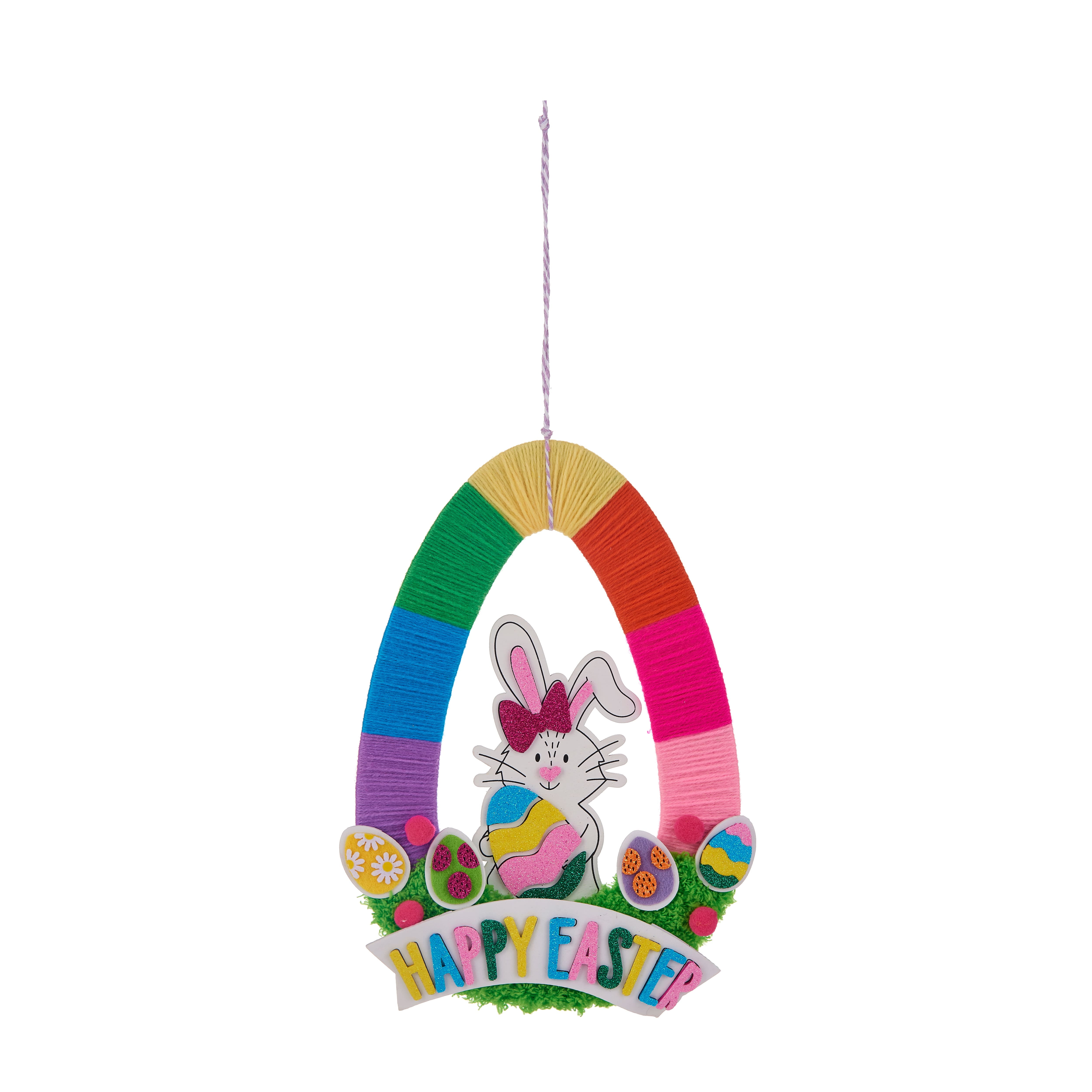 Happy Easter Bunny Wreath Craft Kit by Creatology™ - Walmart.com