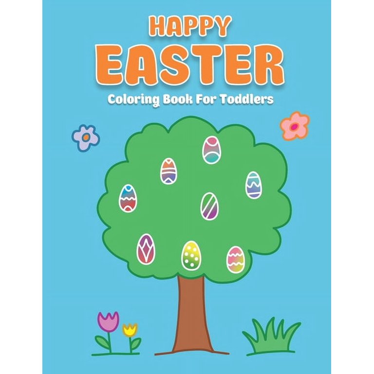 giant easter coloring book