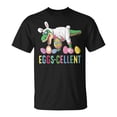 Happy Easter Dinosaur Eggs Cellent Rex Bunny Egg Hunting TShirt ...