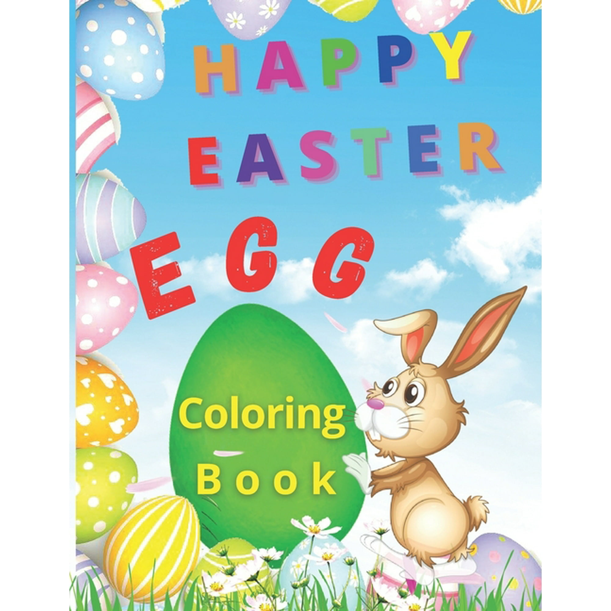 Girl Easter Bunny Coloring Page