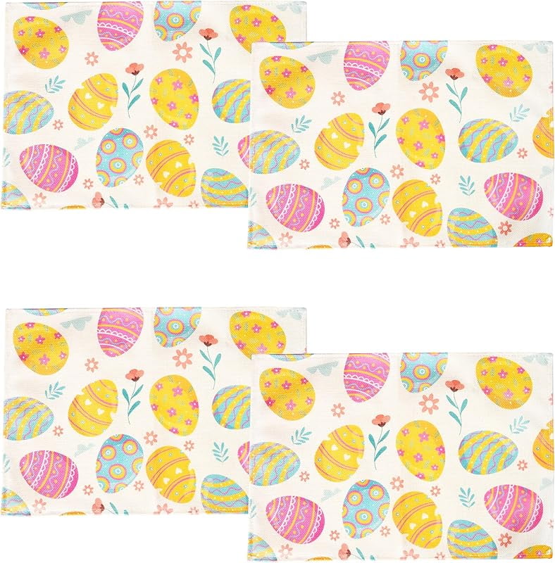 Happy Easter Egg Table Runner Easter Spring Decorations for Table ...