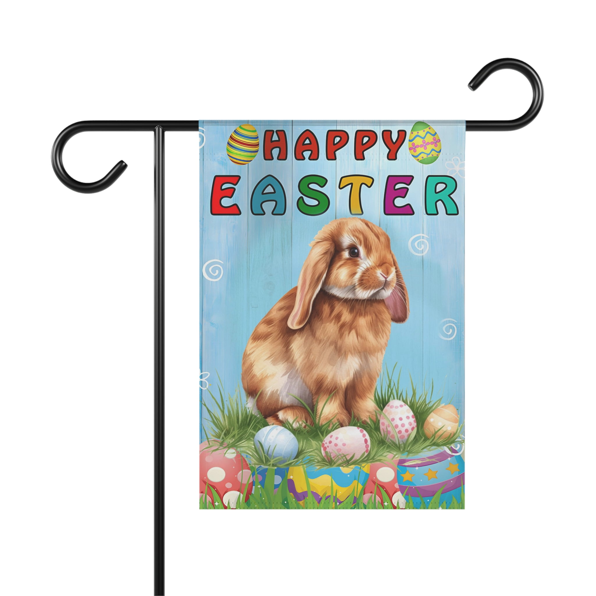 Happy Easter Flag,Loves rabbit Happy Easter Bunny Lovers Flag ID-0220 ...