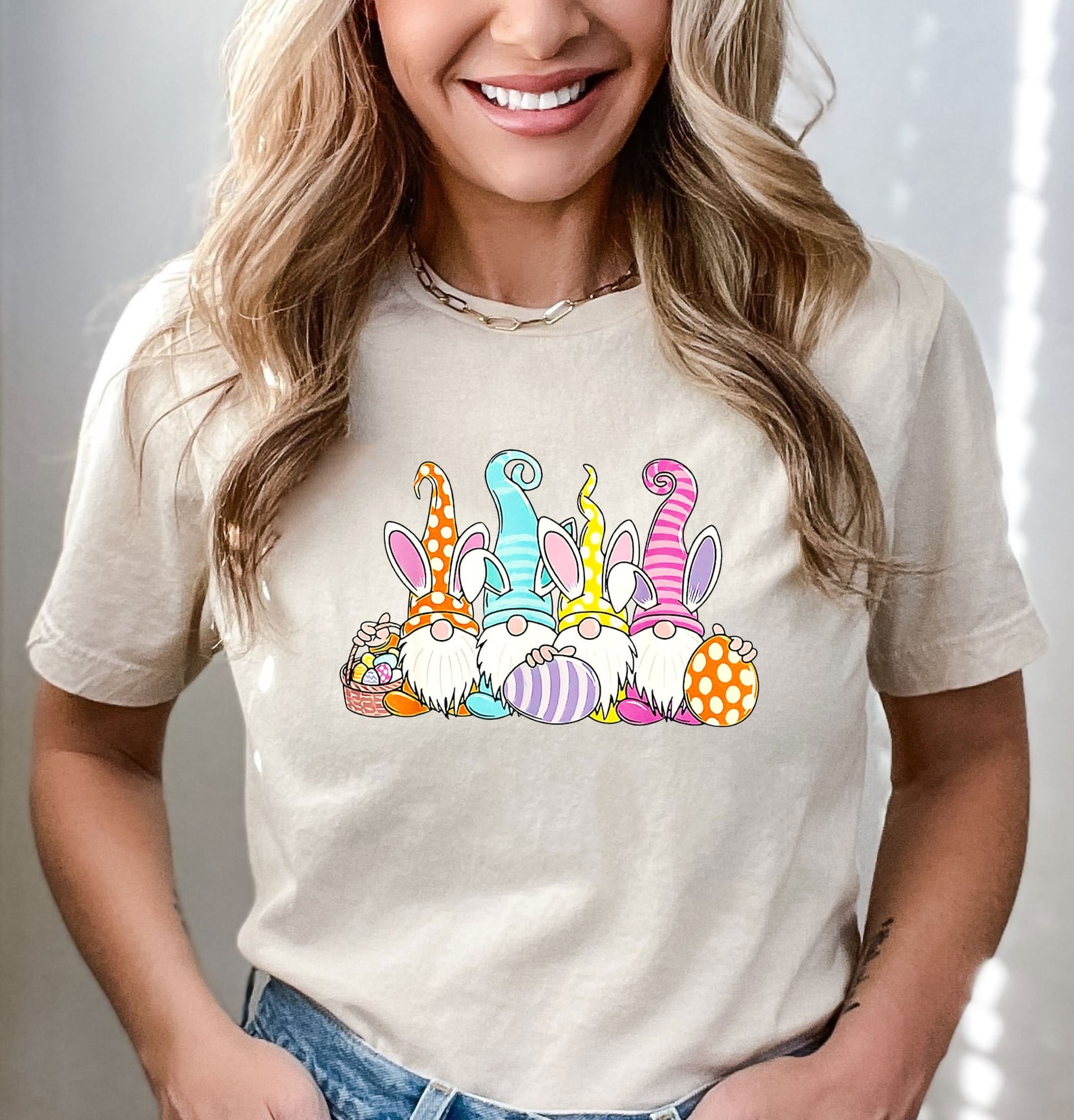 Happy Easter Gnomies T-Shirt, Easter Gnome Egg Shirt, Happy Easter Day Shirt, Cute Easter Egg ...