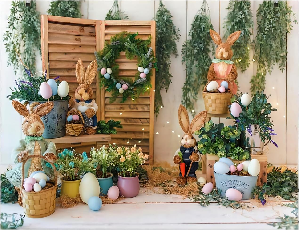 Happy Easter Holiday Decorations He is Rising Background Photography ...