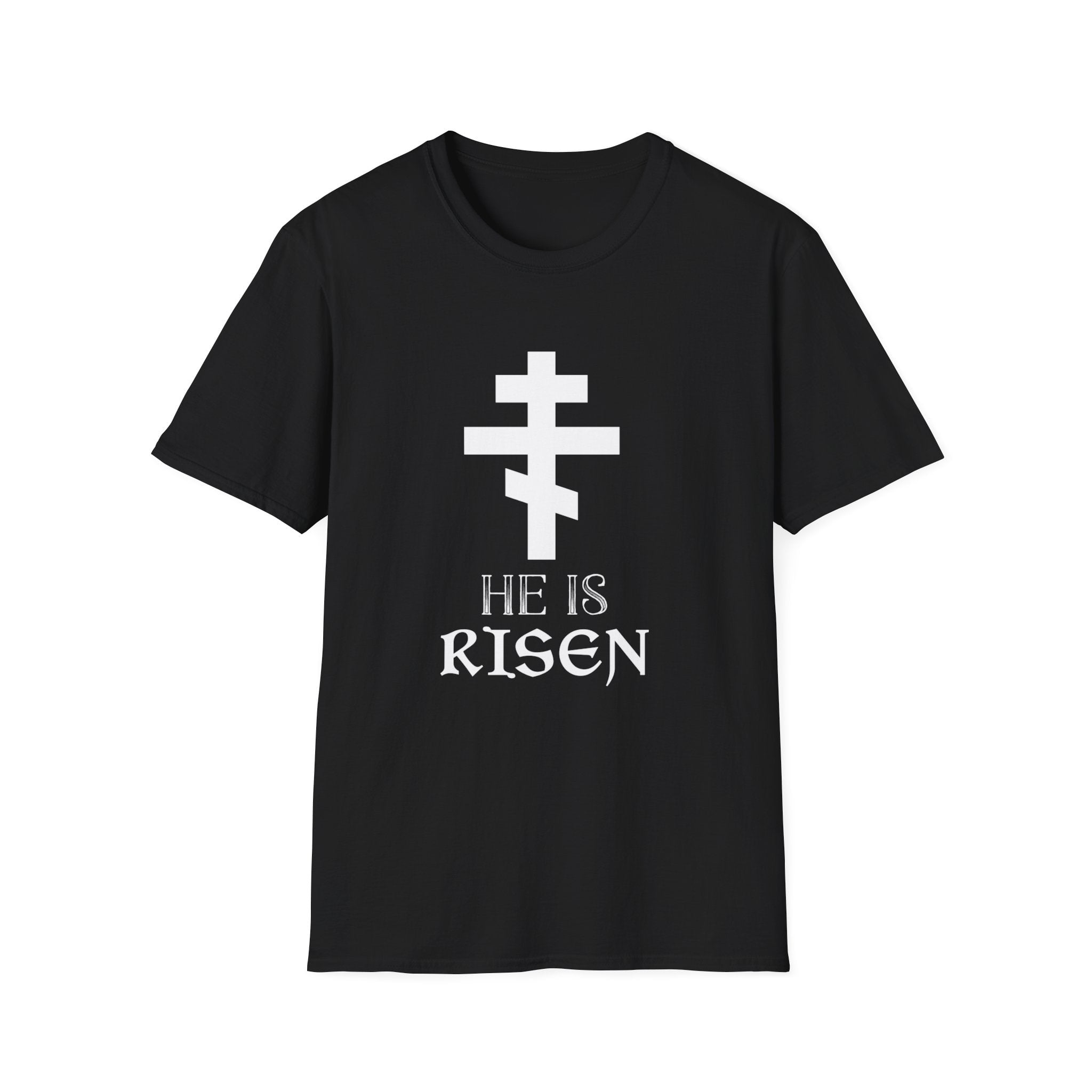 Happy Easter Jesus He Has Risen Orthodox Christian Easter Mens Tshirts ...