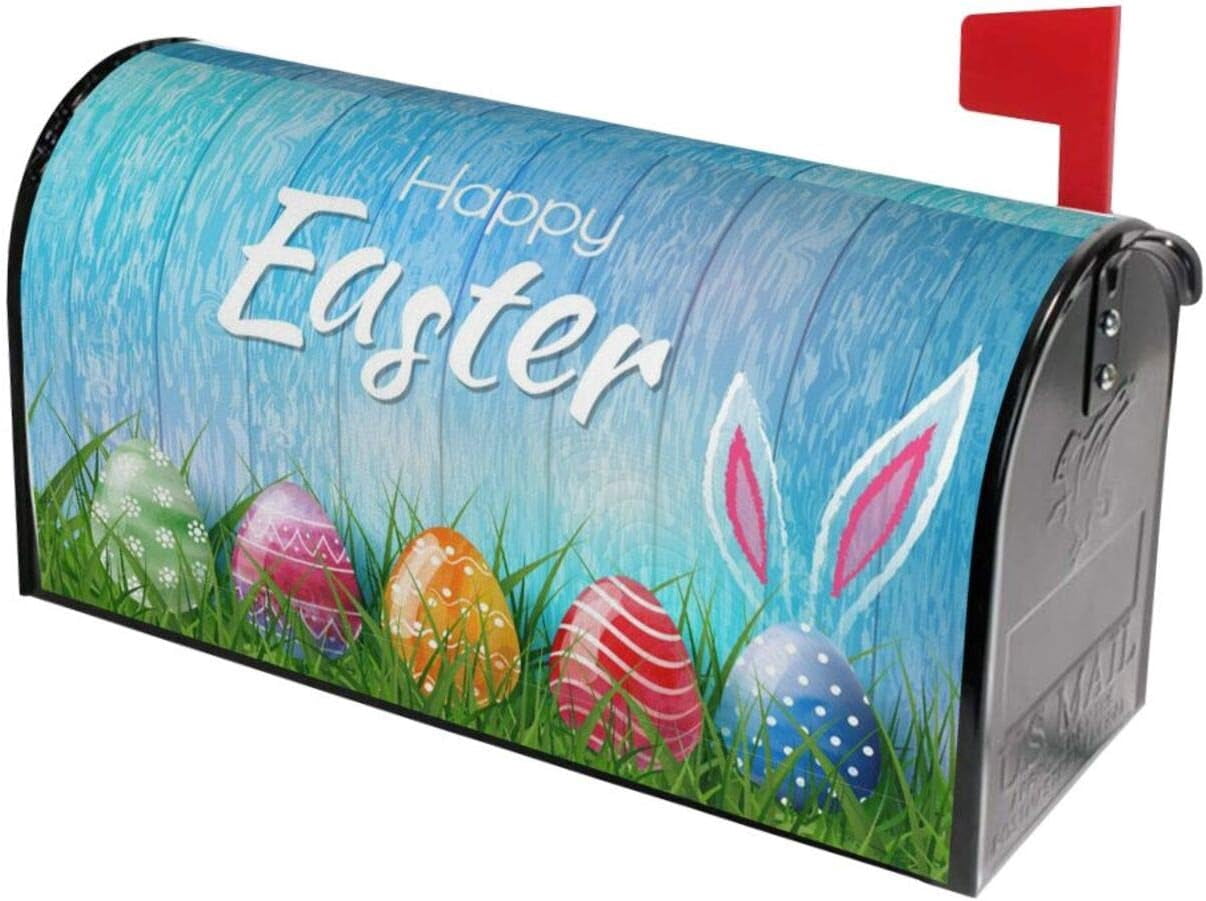 Happy Easter Mailbox Covers Standard Size Magnetic Mail Cover Letter ...