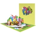 Happy Easter Pop Up Greeting Cards with Blank Note Card & Envelope ...