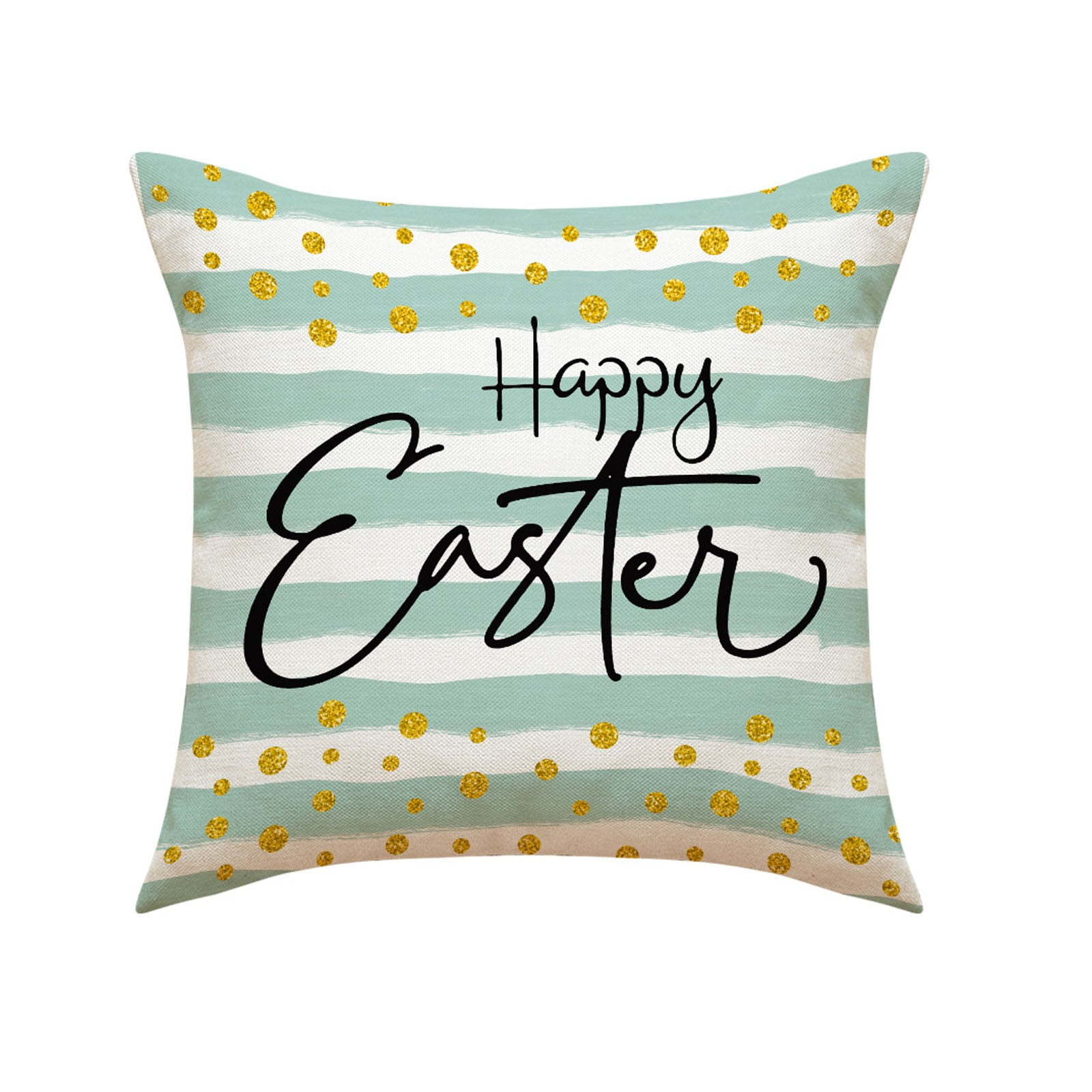 Happy Easter Print Cartoon Pillow Cover B Theme Soft Cushion Holiday ...
