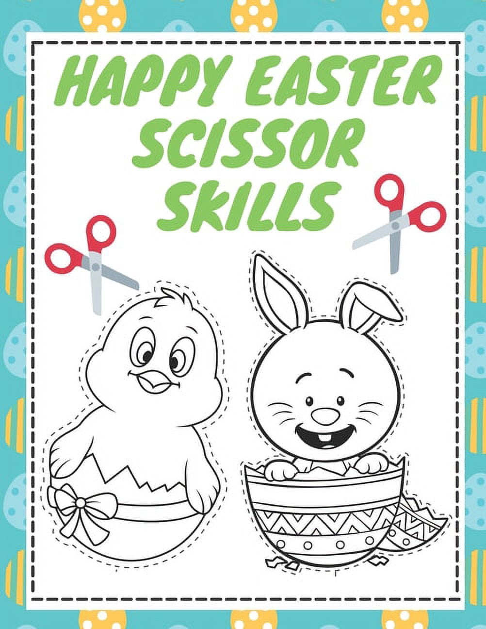 Happy Easter Scissor Skills: Book: Easter Scissor Skills Activity Book ...