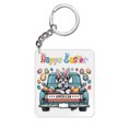 Happy Easter Scottish Terrier American Flag Acrylic Keychain Scottie ...