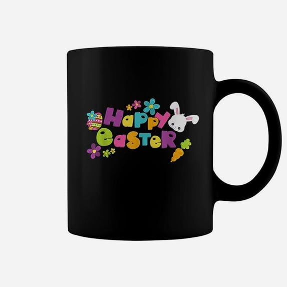 Happy Easter Spring Flowers Bunny Rabbit Egg Hunt Coffee Mug - Walmart.com