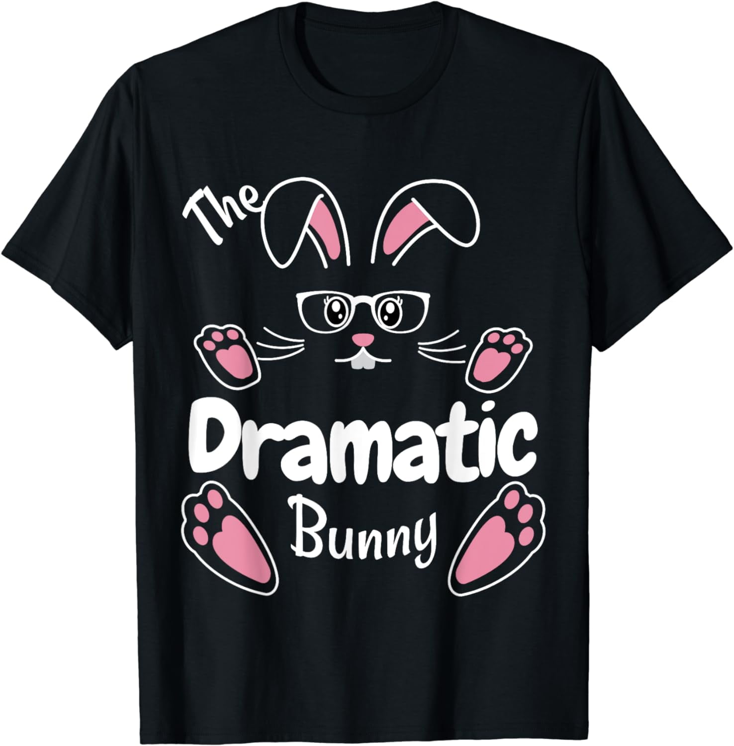 Happy Easter: The Dramatic Bunny - Matching Family Easter T-Shirt ...