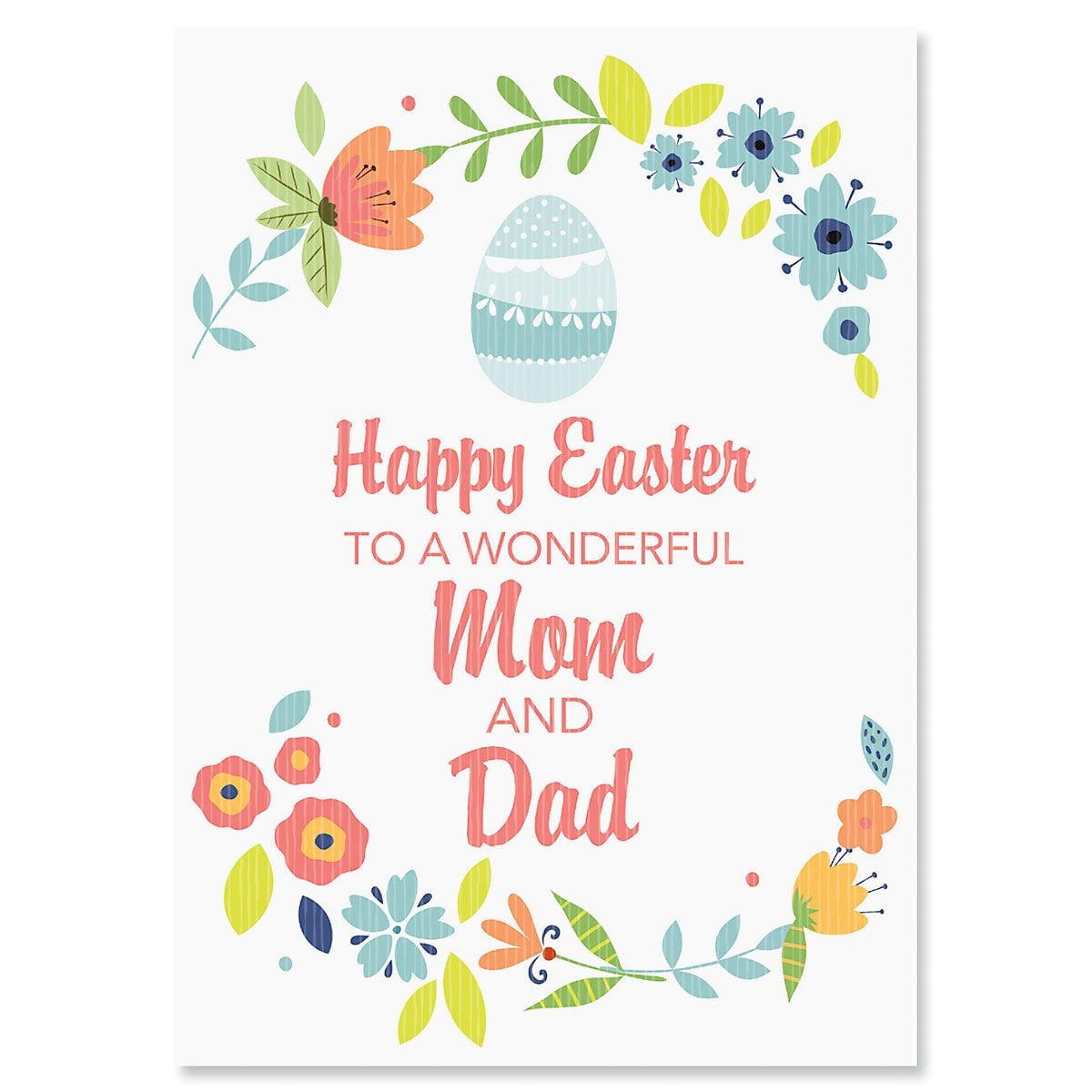 Happy Easter To Parents Religious Easter Greeting Card - Single Card ...