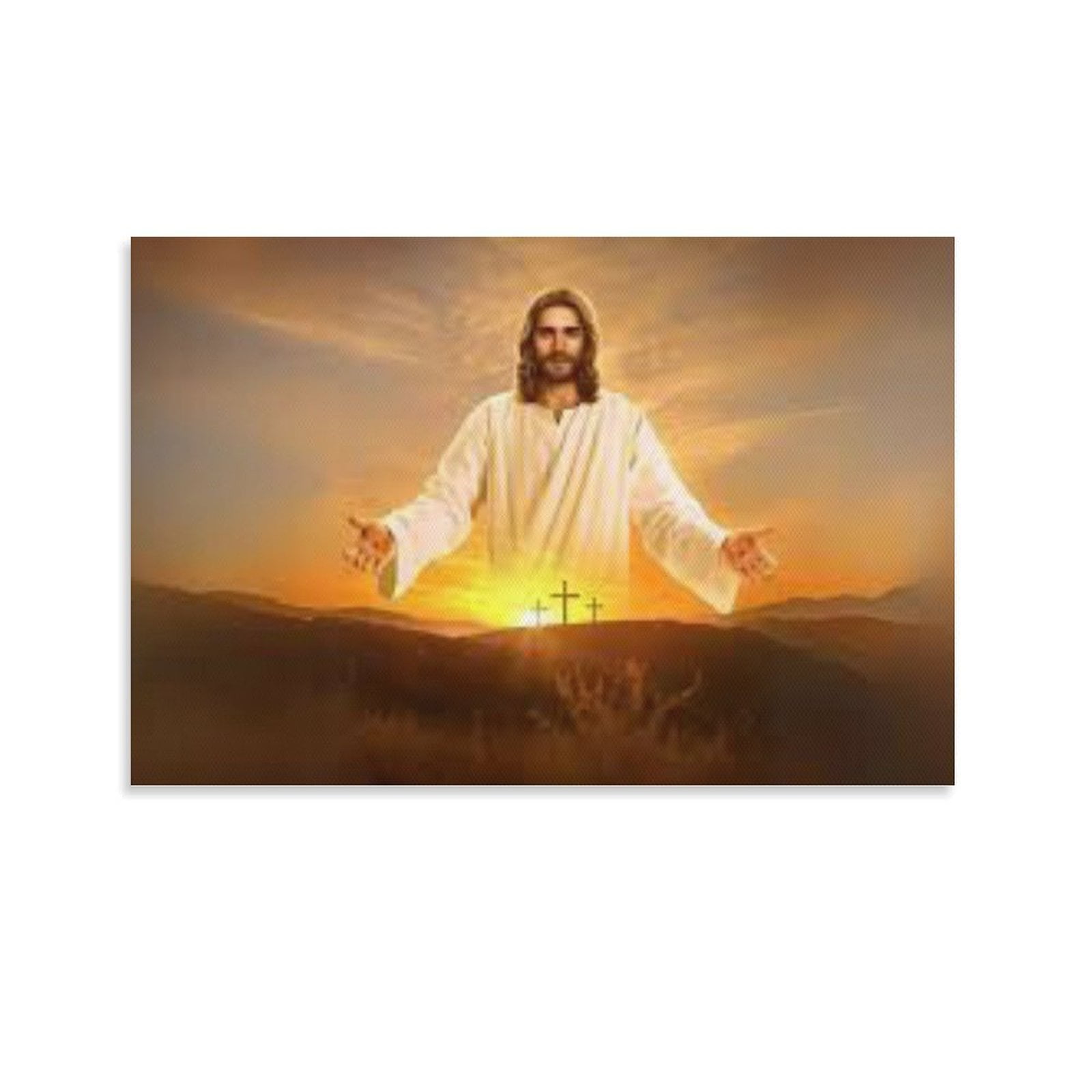 Happy Easter Wall Art Jesus Christ Ascension Poster (7) Savior Bible ...