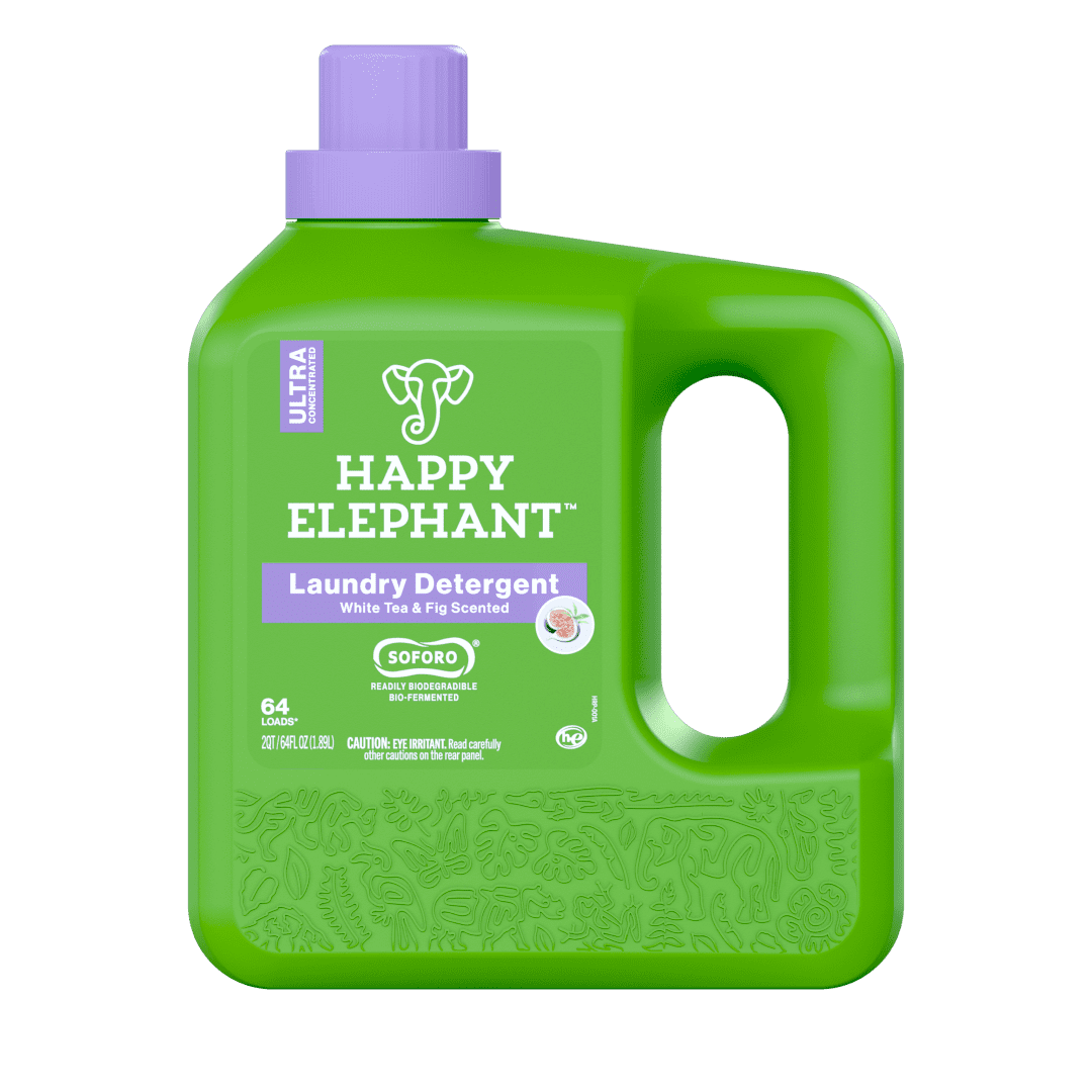 Happy Elephant Laundry Detergent - Ultra Concentrated, Liquid Laundry ...
