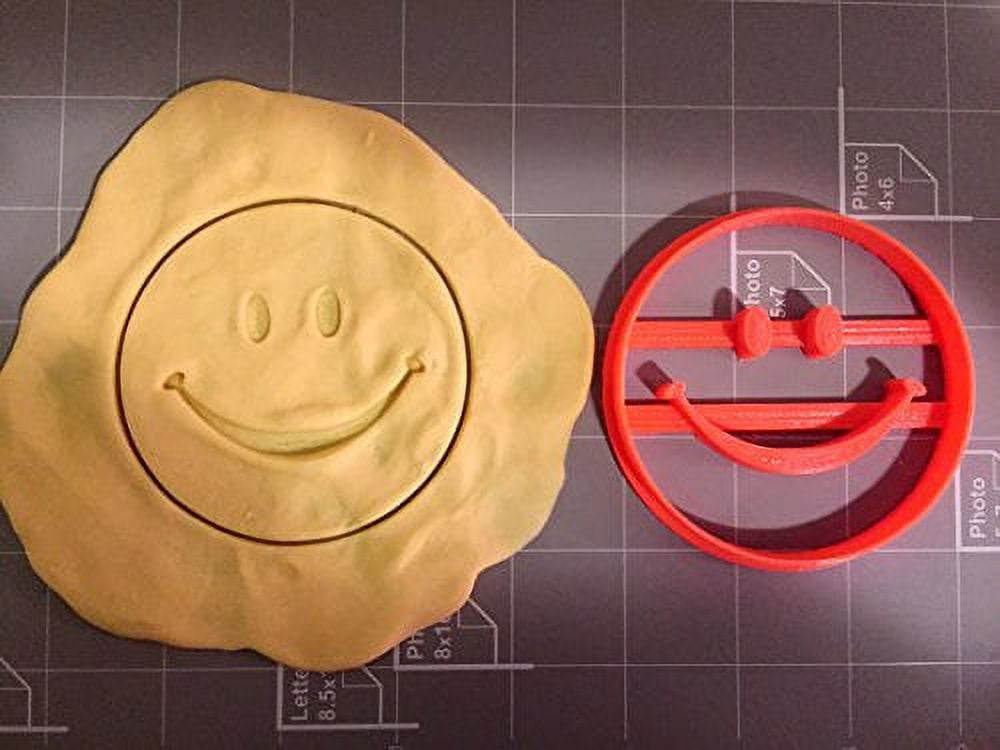 Happy Face Cookie Cutter (3 Inch)- Fast Shipping - Sharp Edges ...