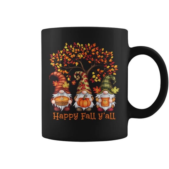 Happy Fall Autumn Leaves Pumpkin Garden Gnomes Coffee Mugs - Walmart.com