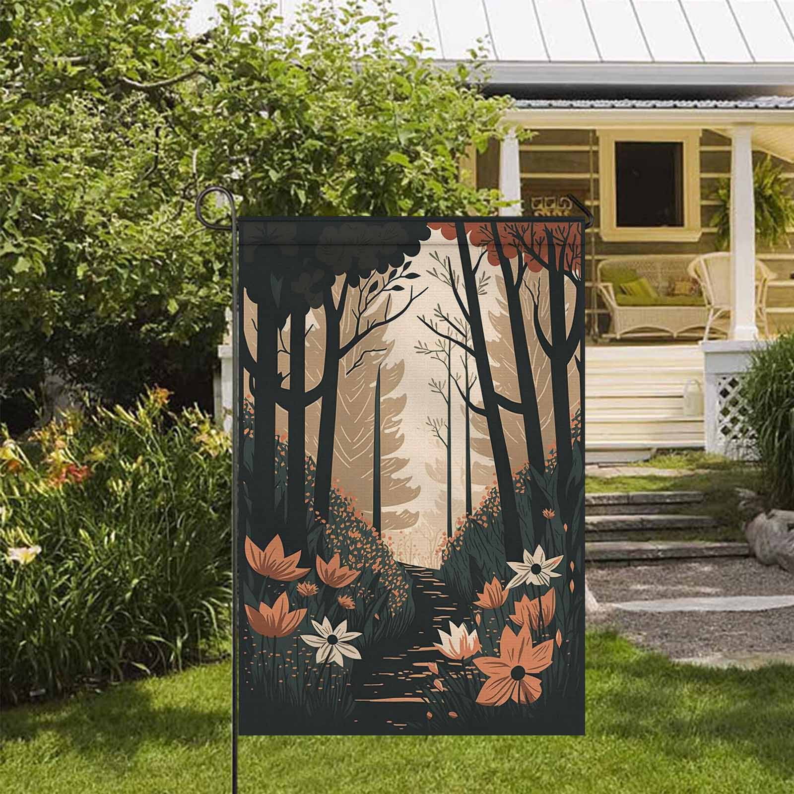 Happy Fall Garden Flags Double Sided Garden Flags Harvest Pumpkin Yard ...