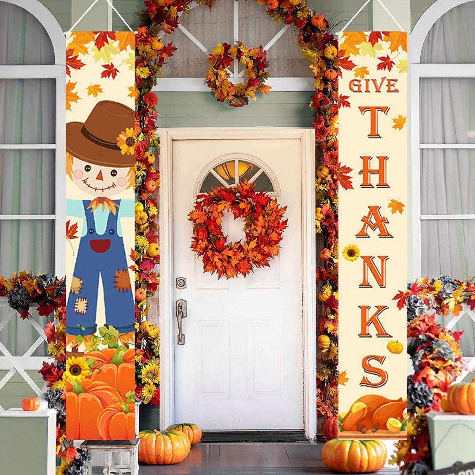 Happy Fall Porch Signs Fall Decorations for Home Outdoor Fall Decor ...
