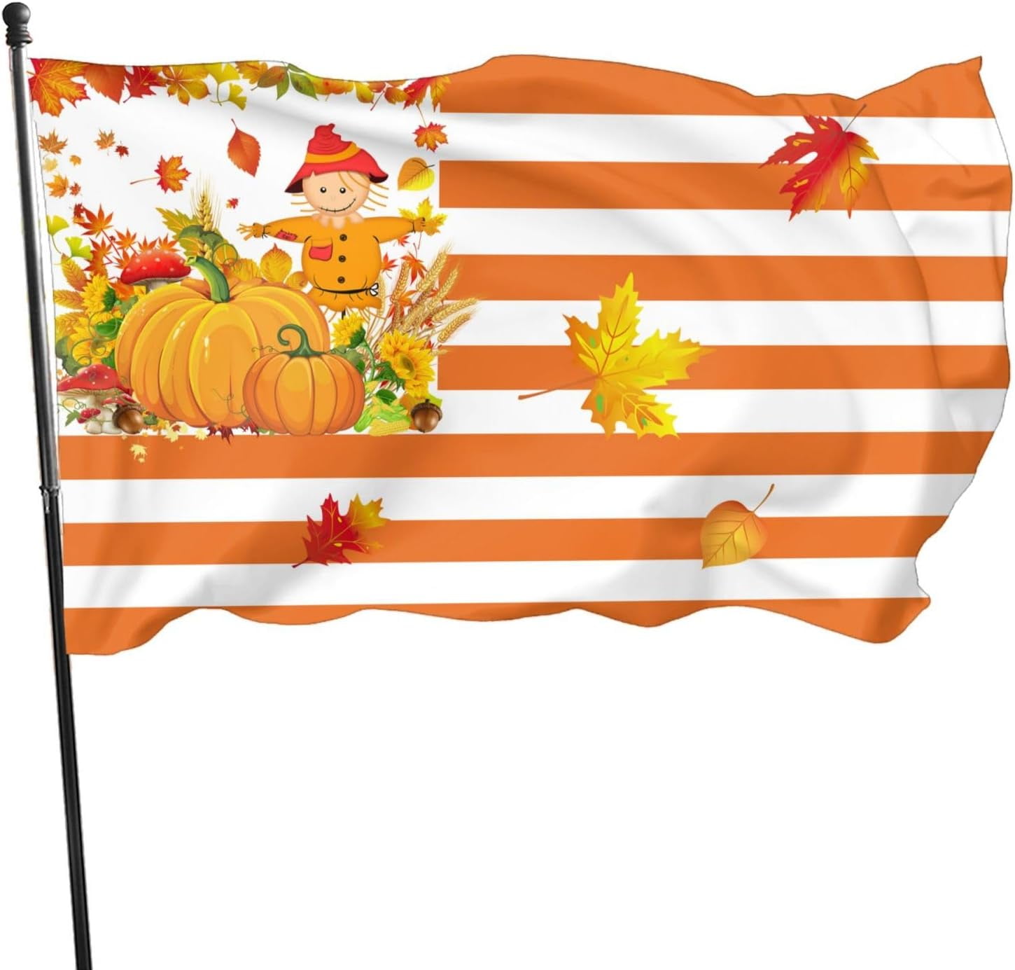 Happy Fall Y'All Flag - 3Ply Polyester, Heavy Duty, Double Sided ...