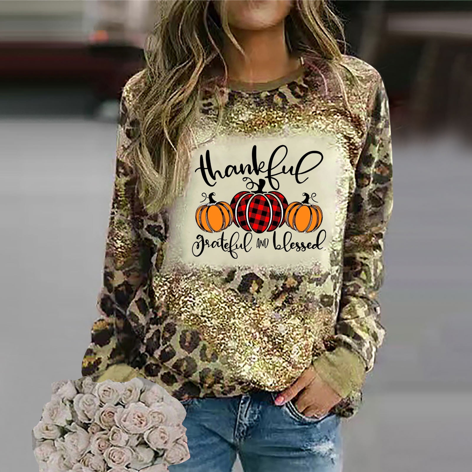 Happy Fall Y'All Shirts For Women Trendy Pumpkin Gnome Print Tops ...