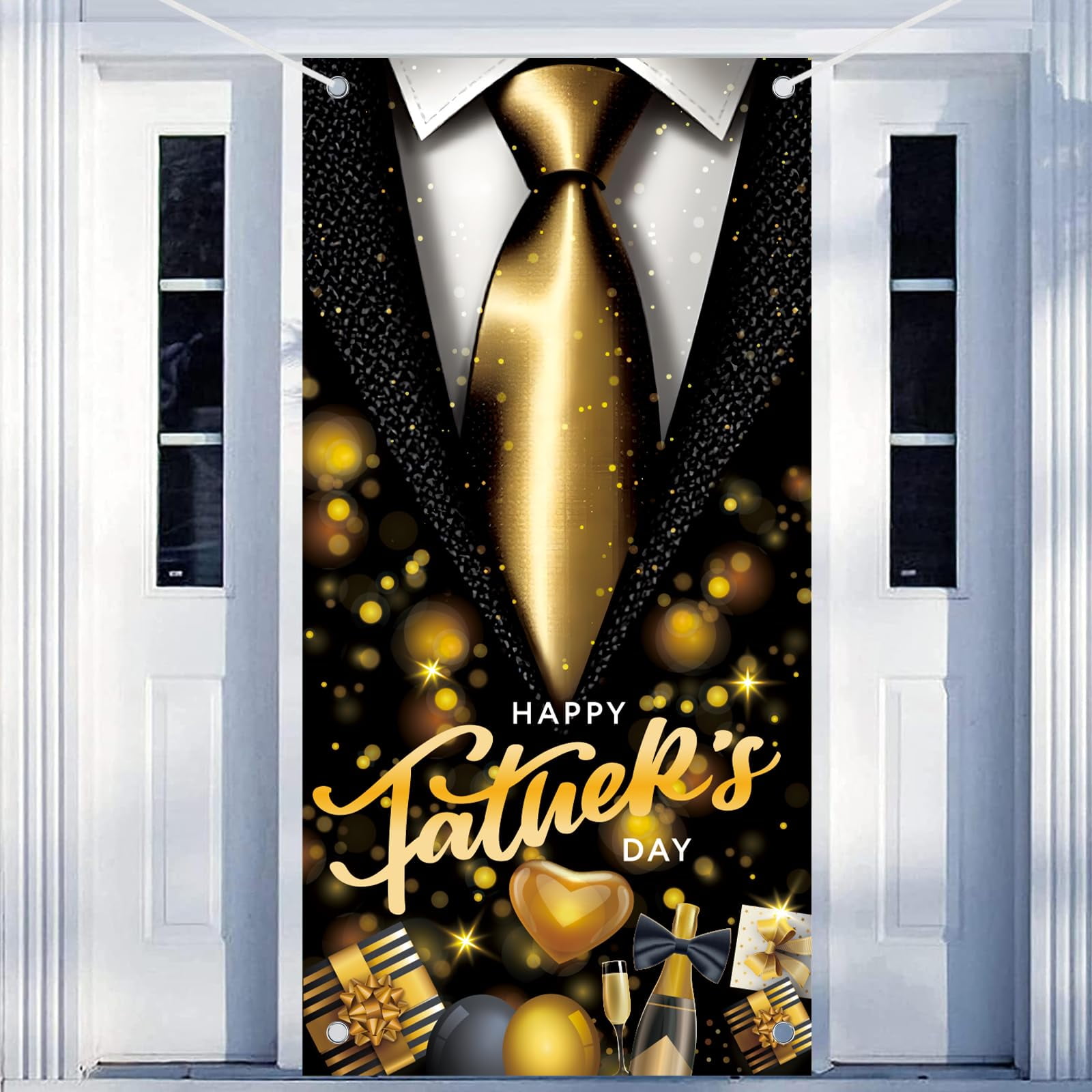 Happy Father Day Decorations SSF20 71 x 35 Father's Day Door Cover ...