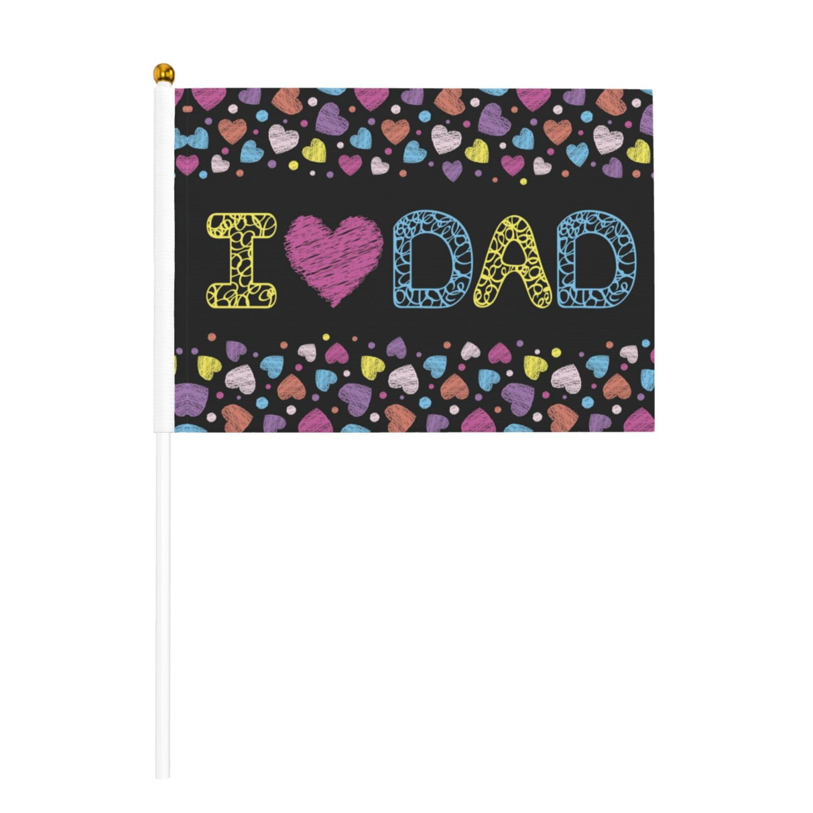 Happy Father'S Day 2024 Flag Small Mini Hand Held Flags Small Miniature ...