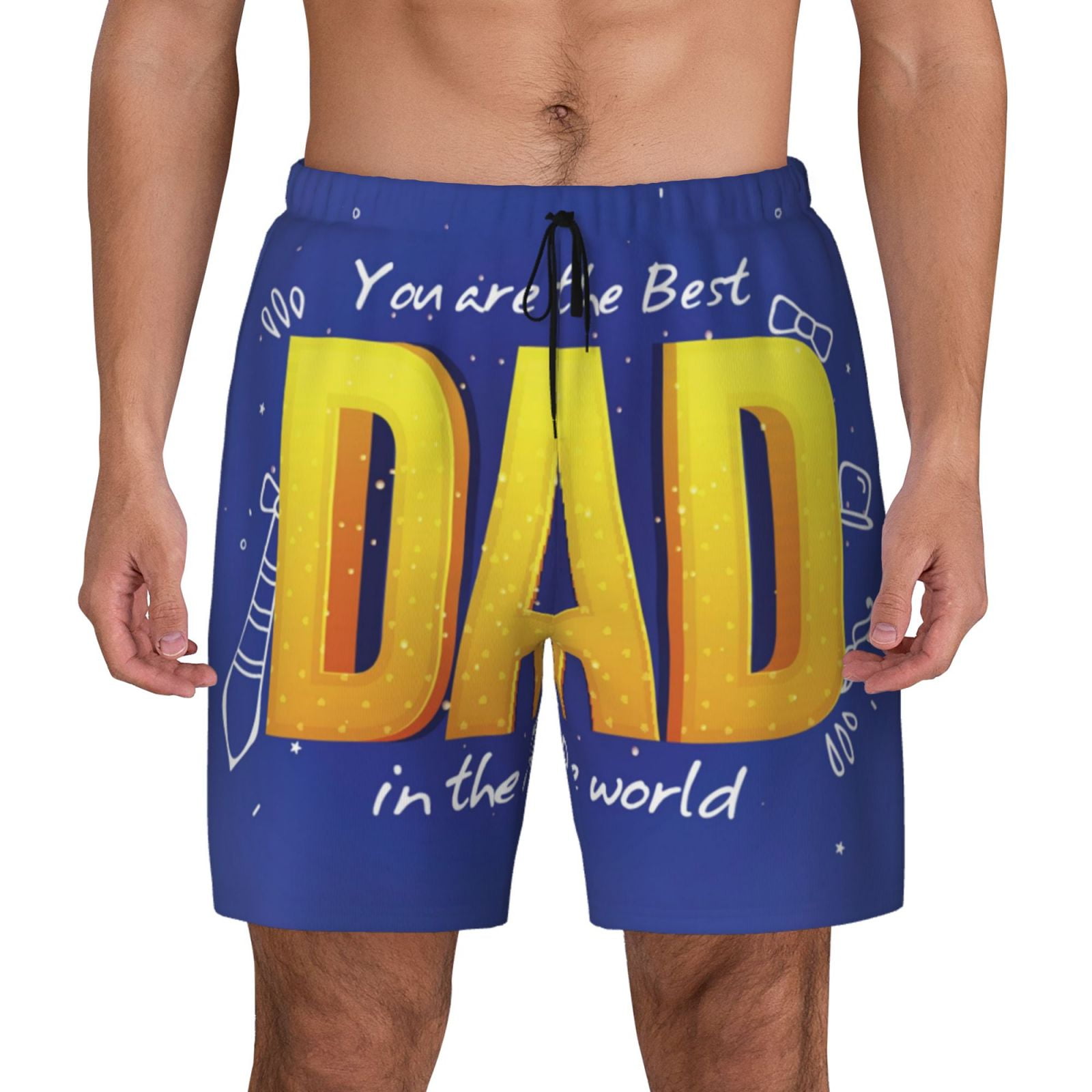 Happy Father'S Day 2024 Mens Swim Trunks With Compression Liner With ...