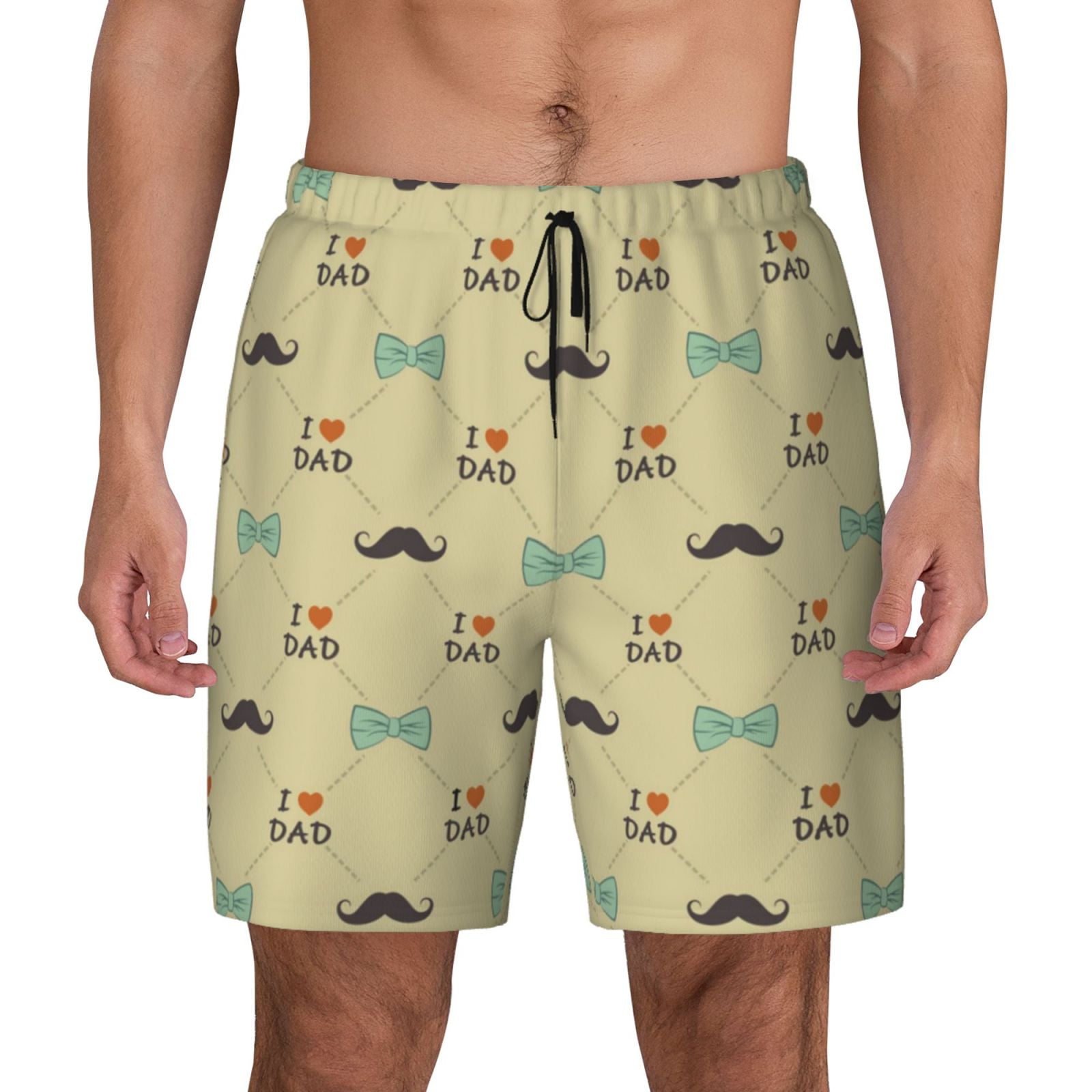 Happy Father'S Day 2024 Mens Swim Trunks With Compression Liner With ...