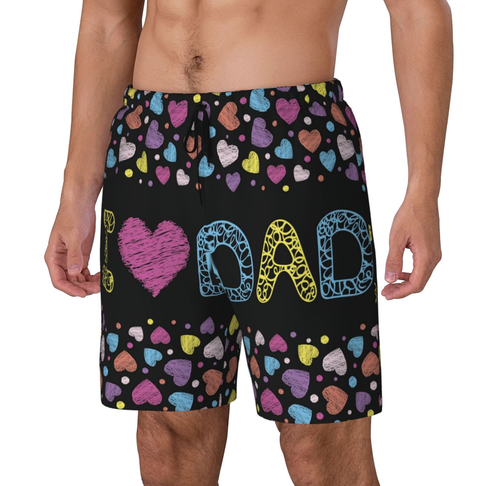 Happy Father'S Day 2024 Mens Swim Trunks With Compression Liner With ...