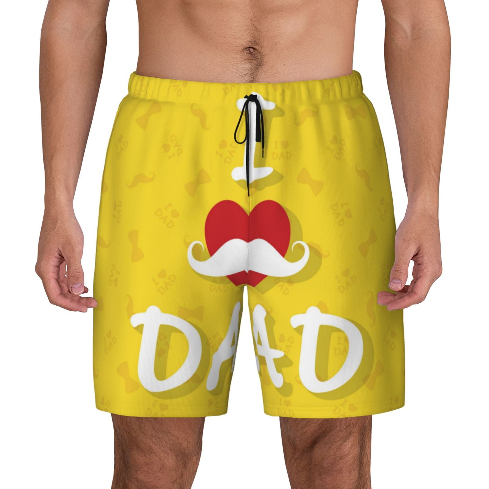 Happy Father'S Day 2024 Mens Swim Trunks With Compression Liner With ...