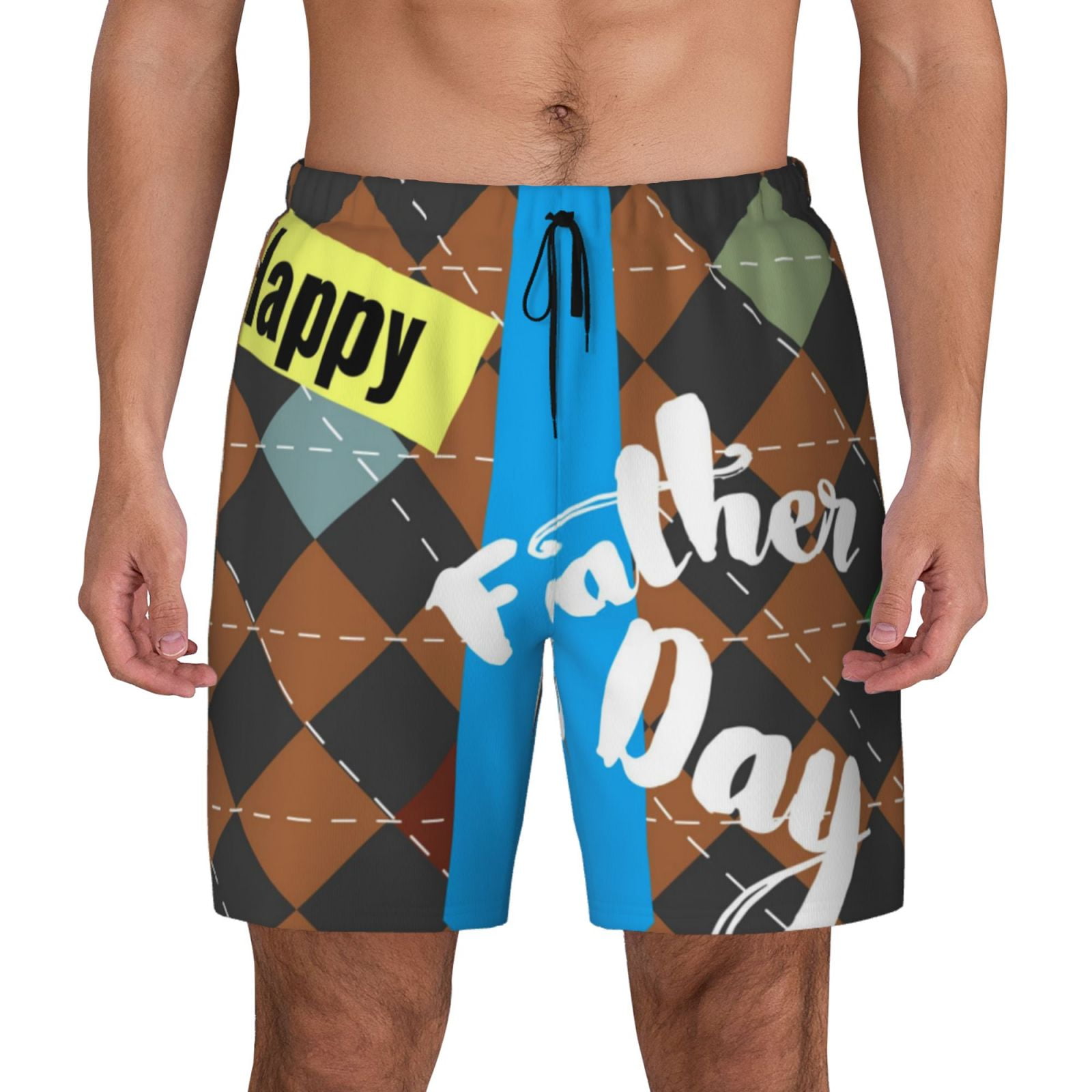 Happy Father'S Day 2024 Mens Swim Trunks With Compression Liner With ...