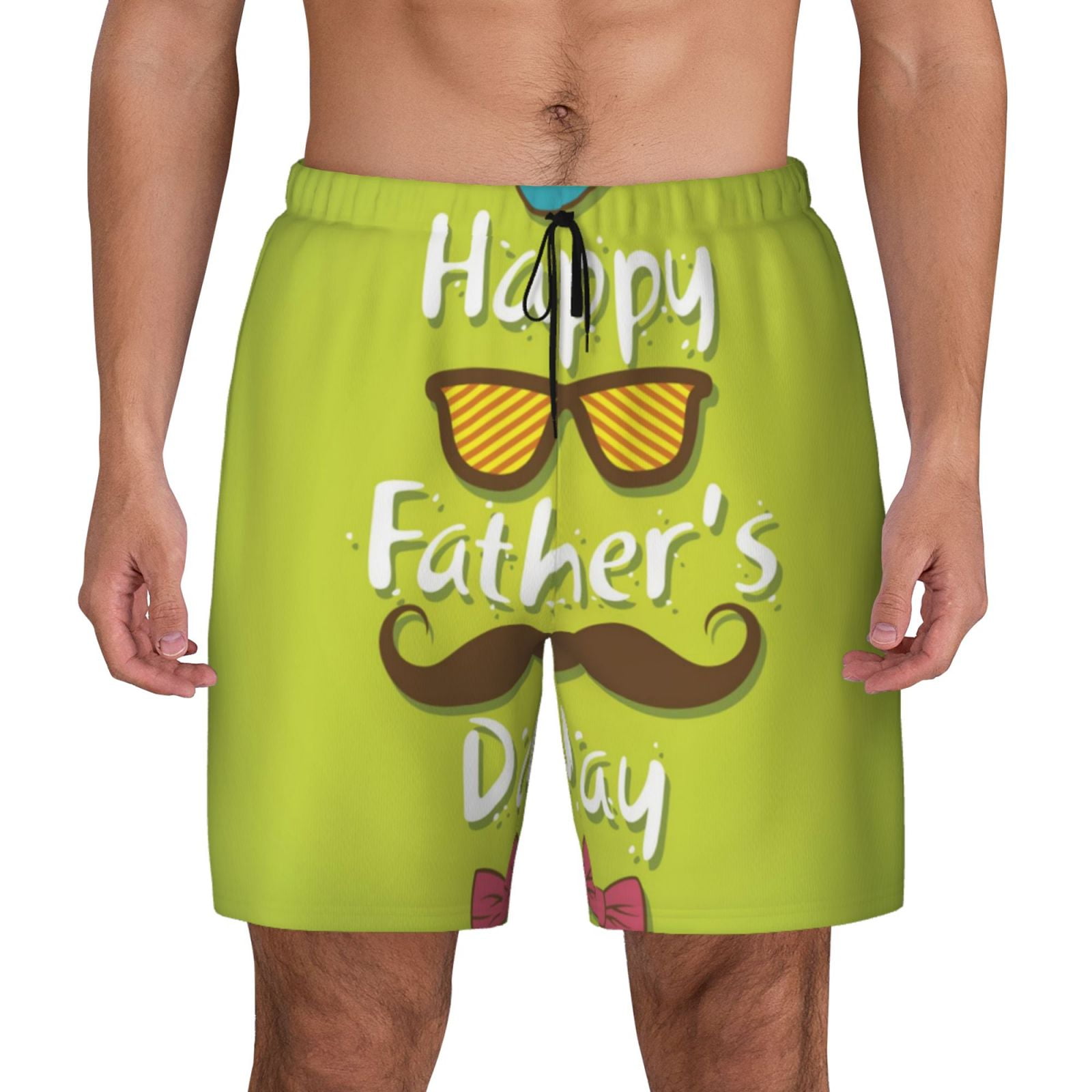 Happy Father'S Day 2024 Mens Swim Trunks With Compression Liner With ...
