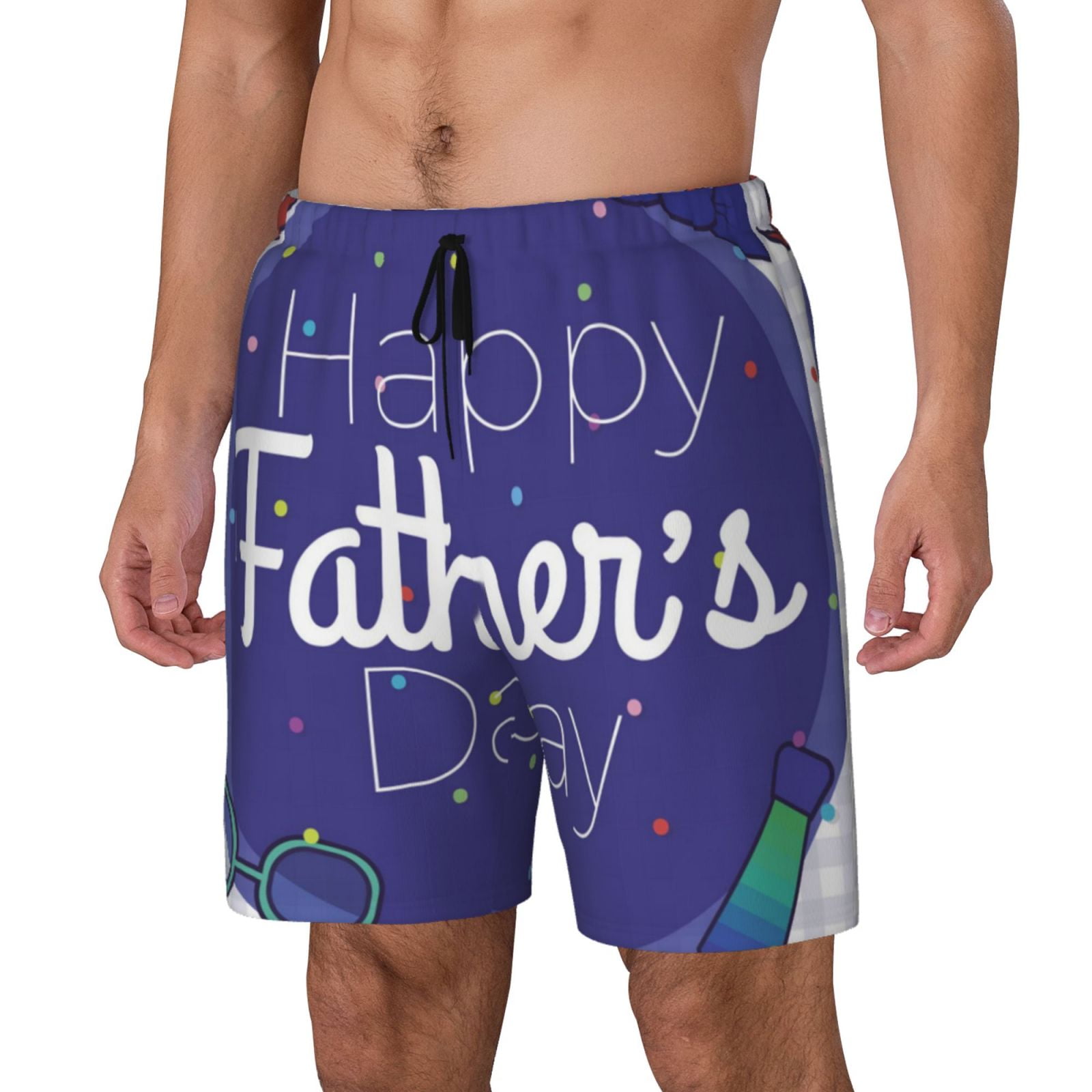 Happy Father'S Day 2024 Mens Swim Trunks With Compression Liner With ...