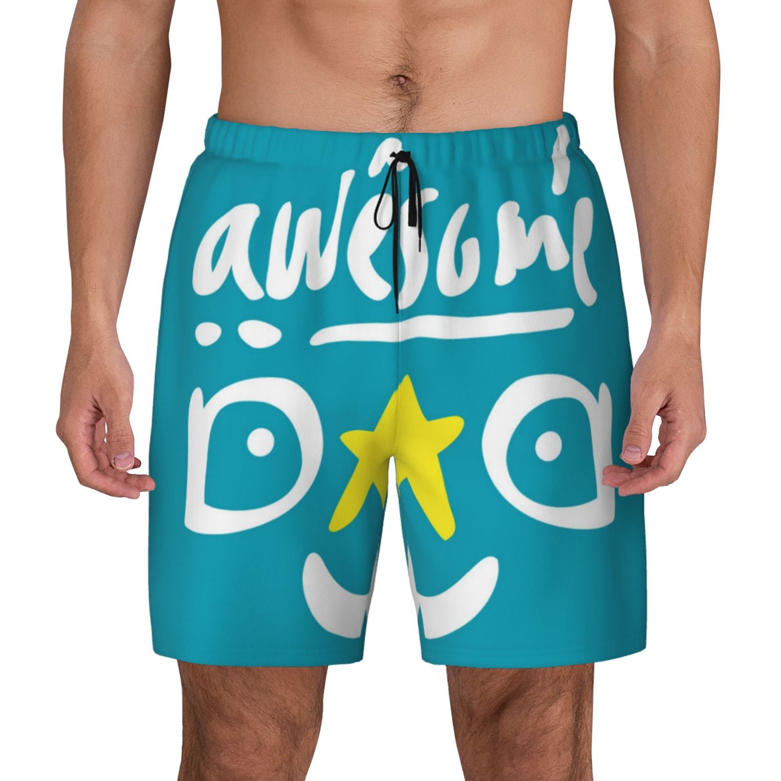 Happy Father'S Day 2024 Mens Swim Trunks With Compression Liner With ...