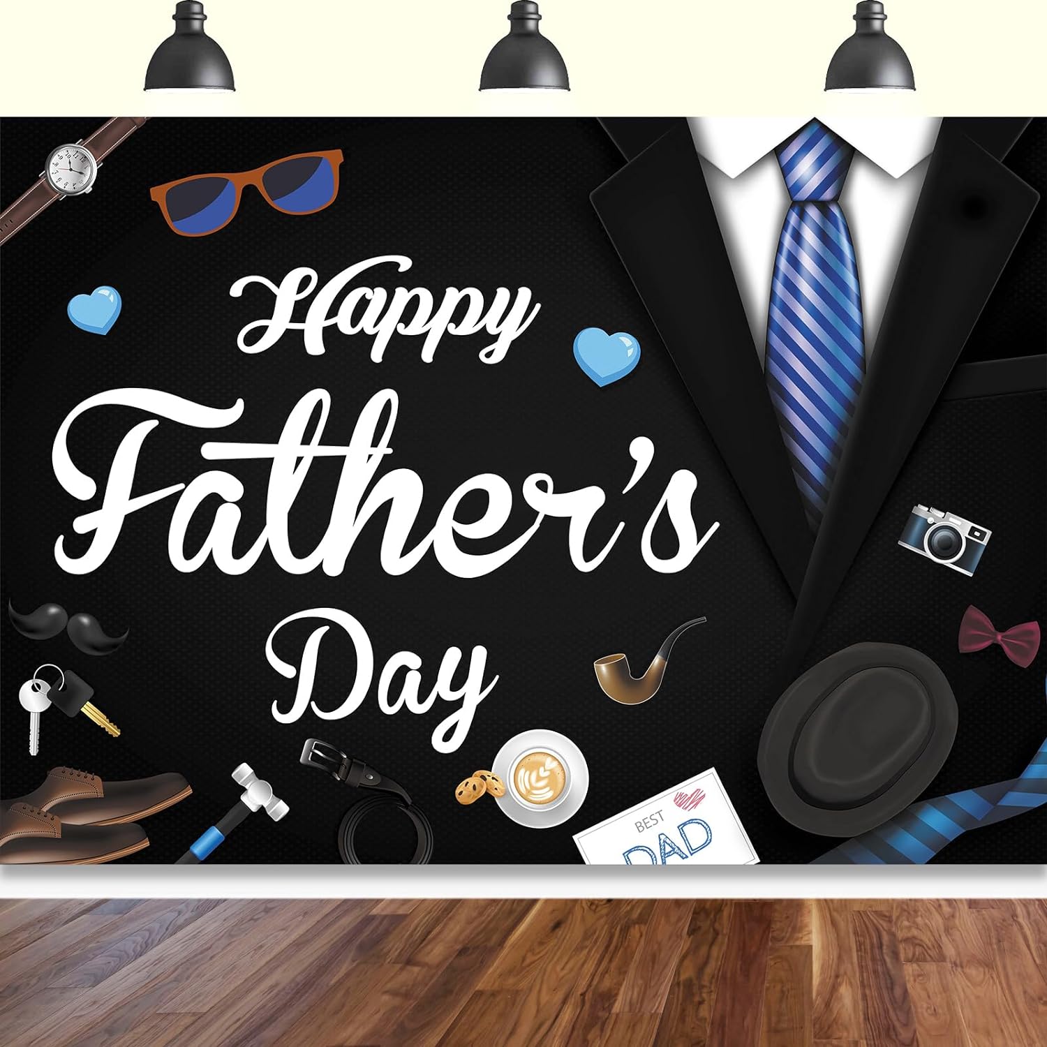 Happy Father's Day Backdrop,Fathers Day Backdrop Fathers Day Banner ...